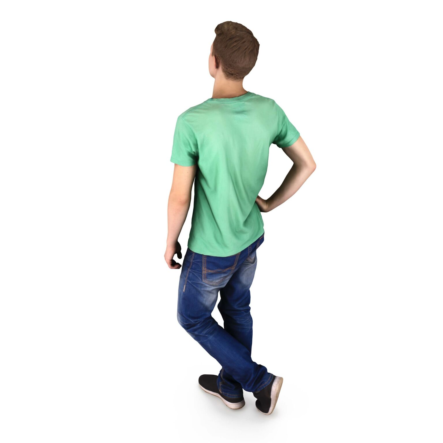 Casual boy standing 3D Model - by Renderbot LLC