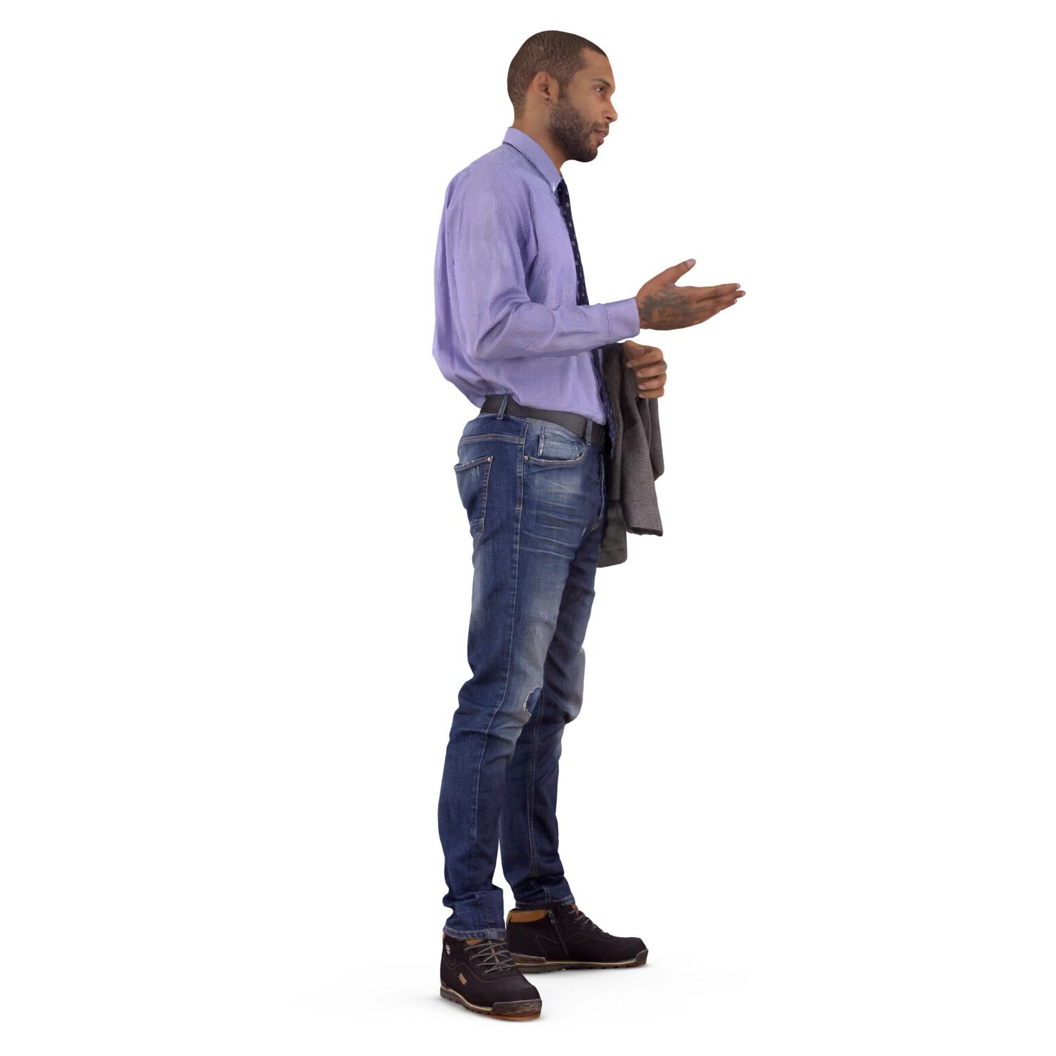 Man talking 3D Model - by Renderbot LLC