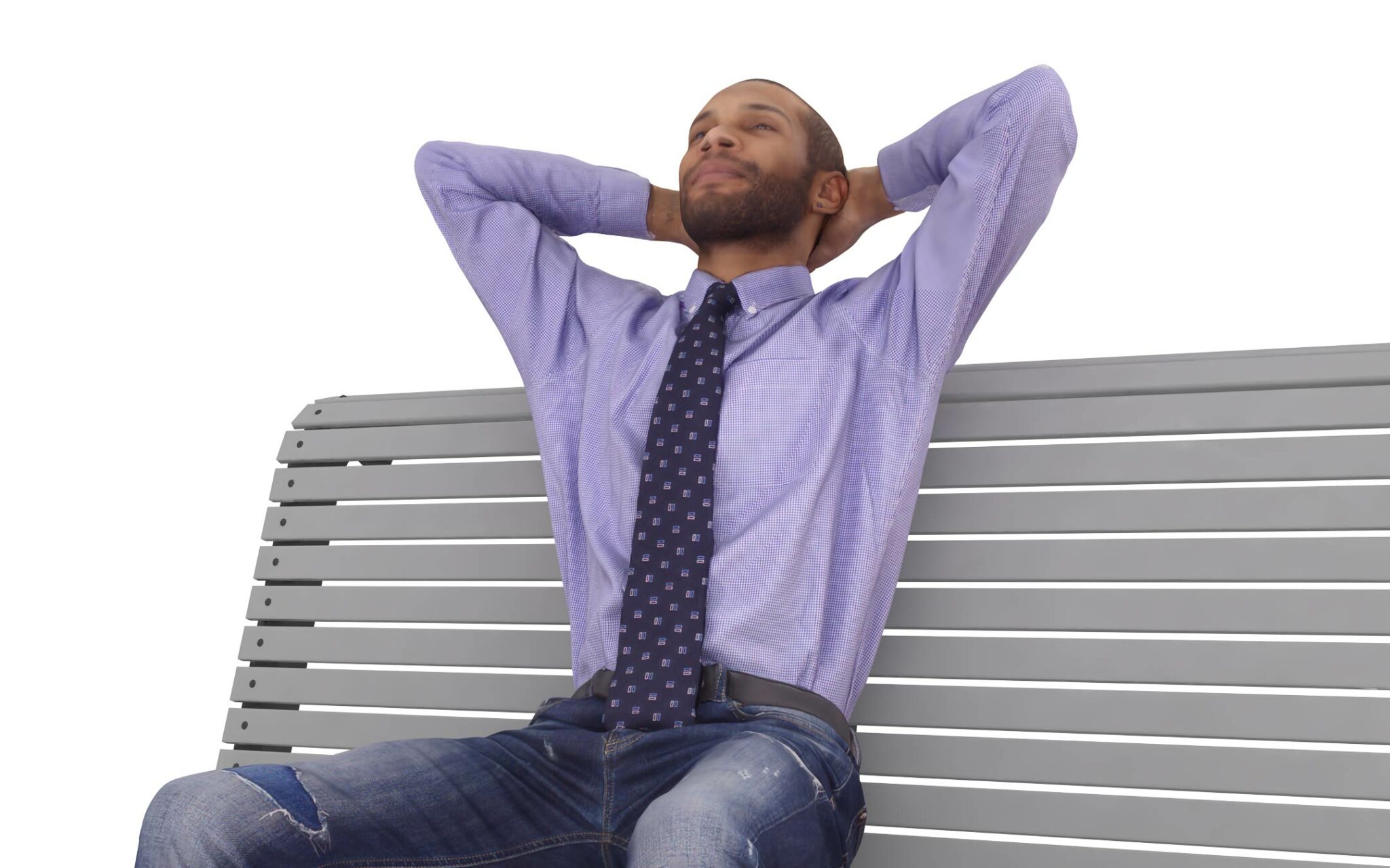 Businessman relaxing 3D Model - by Renderbot LLC