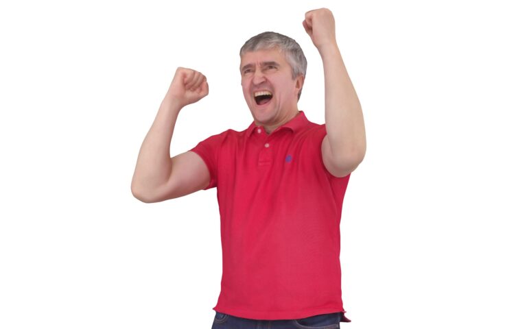 Fan man 3D Model - by Renderbot LLC