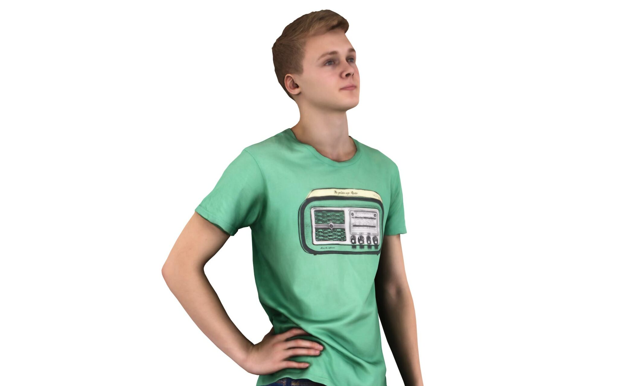 Casual boy standing 3D Model - by Renderbot LLC