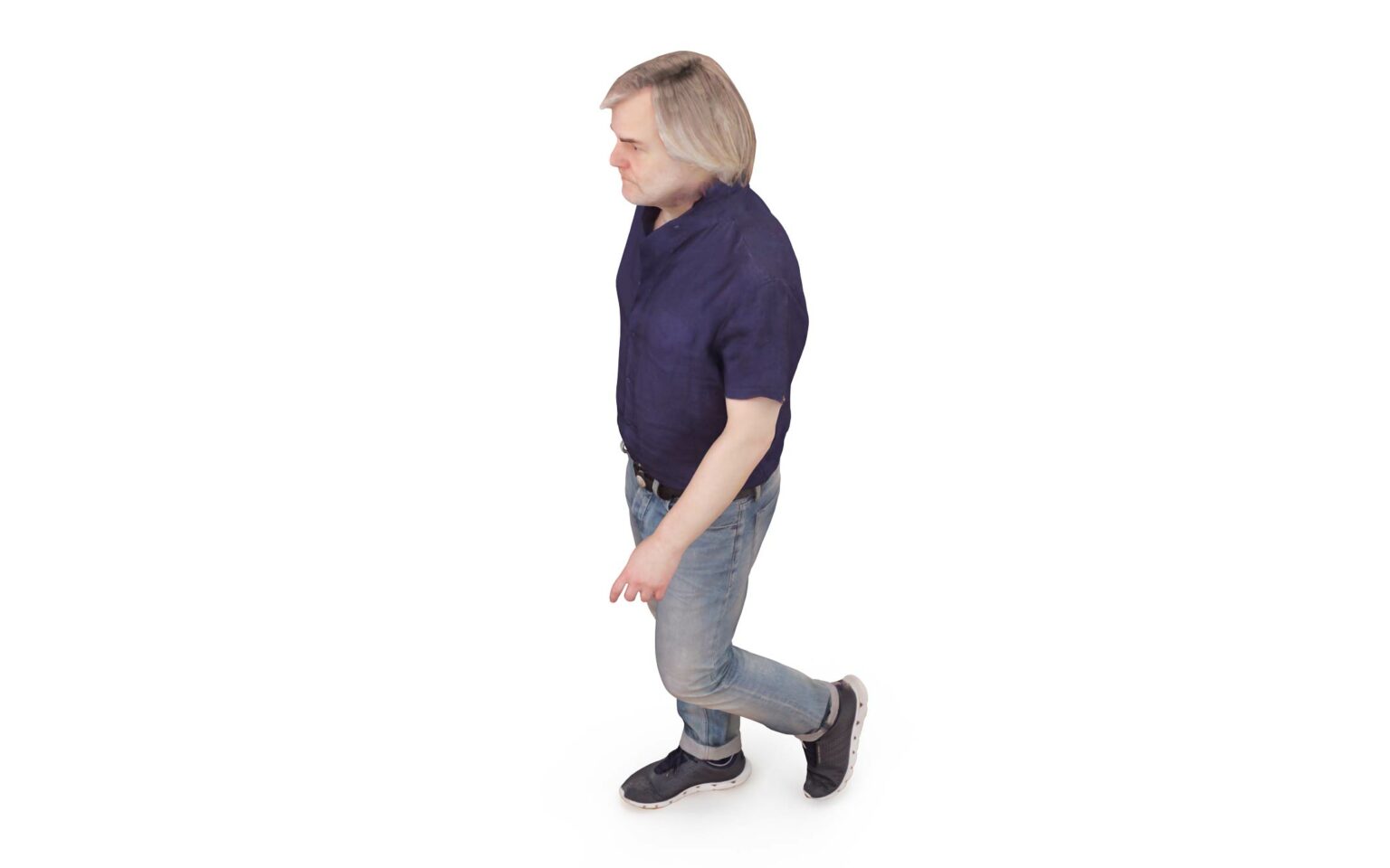 Walking man 3D Model - by Renderbot LLC