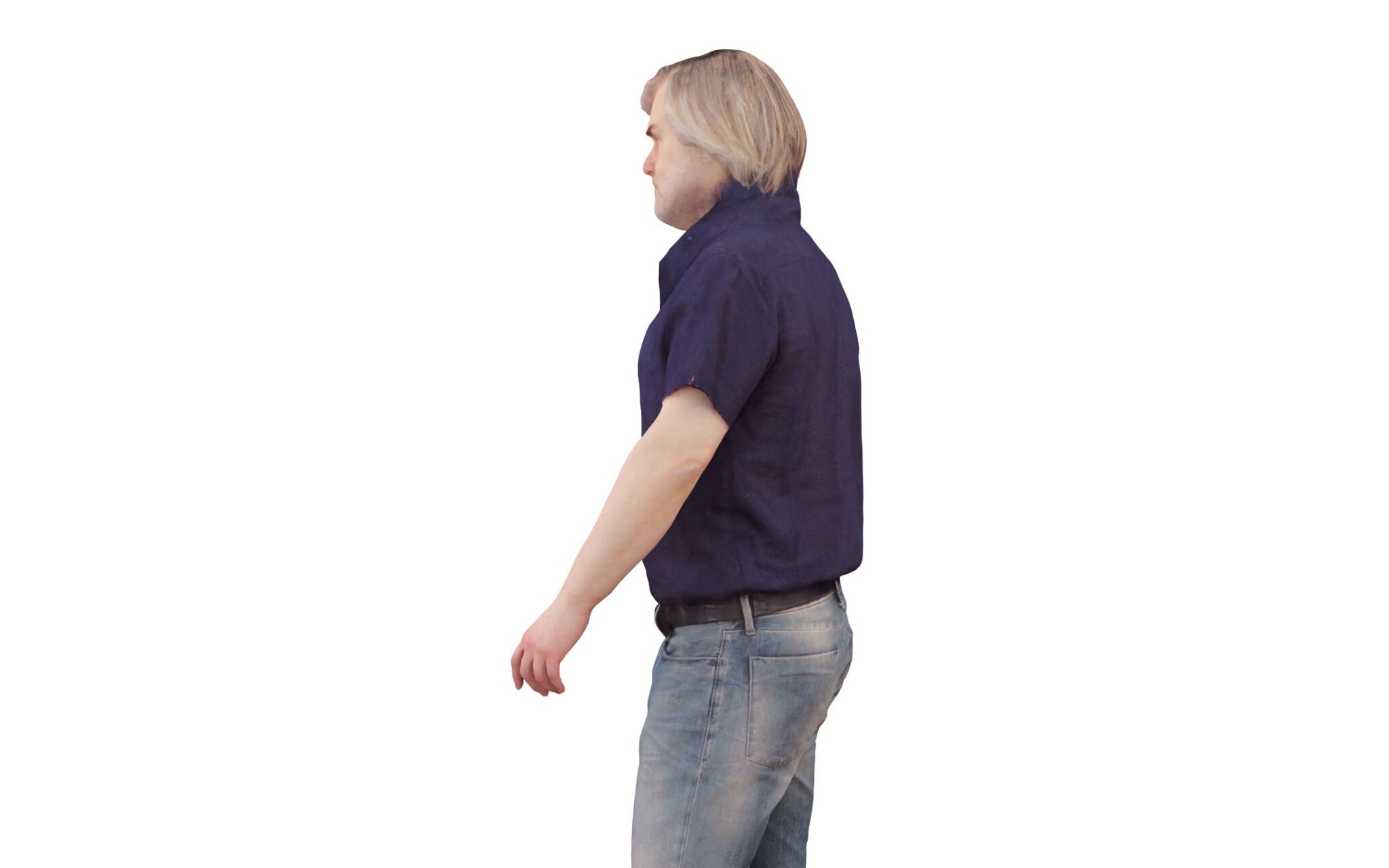 Walking man 3D Model - by Renderbot LLC
