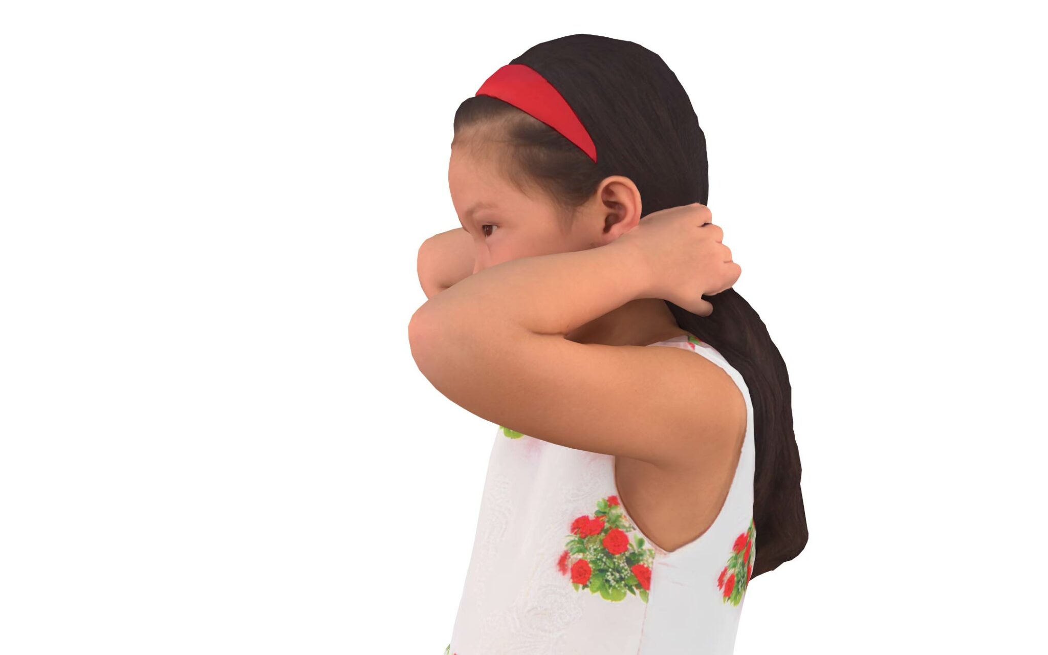 Baby girl standing 3D Model - by Renderbot LLC