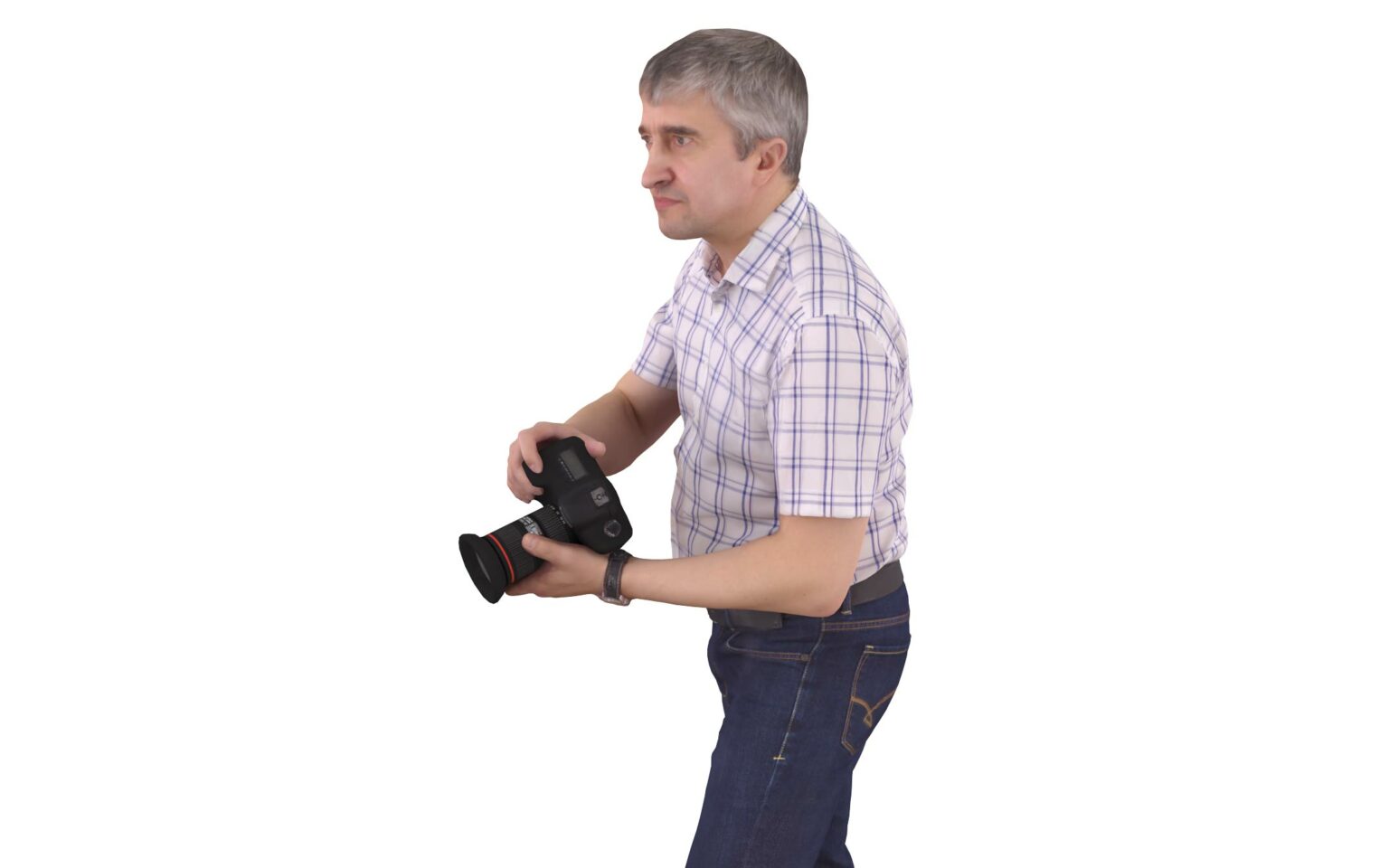 Cameraman 3D Model - by Renderbot LLC