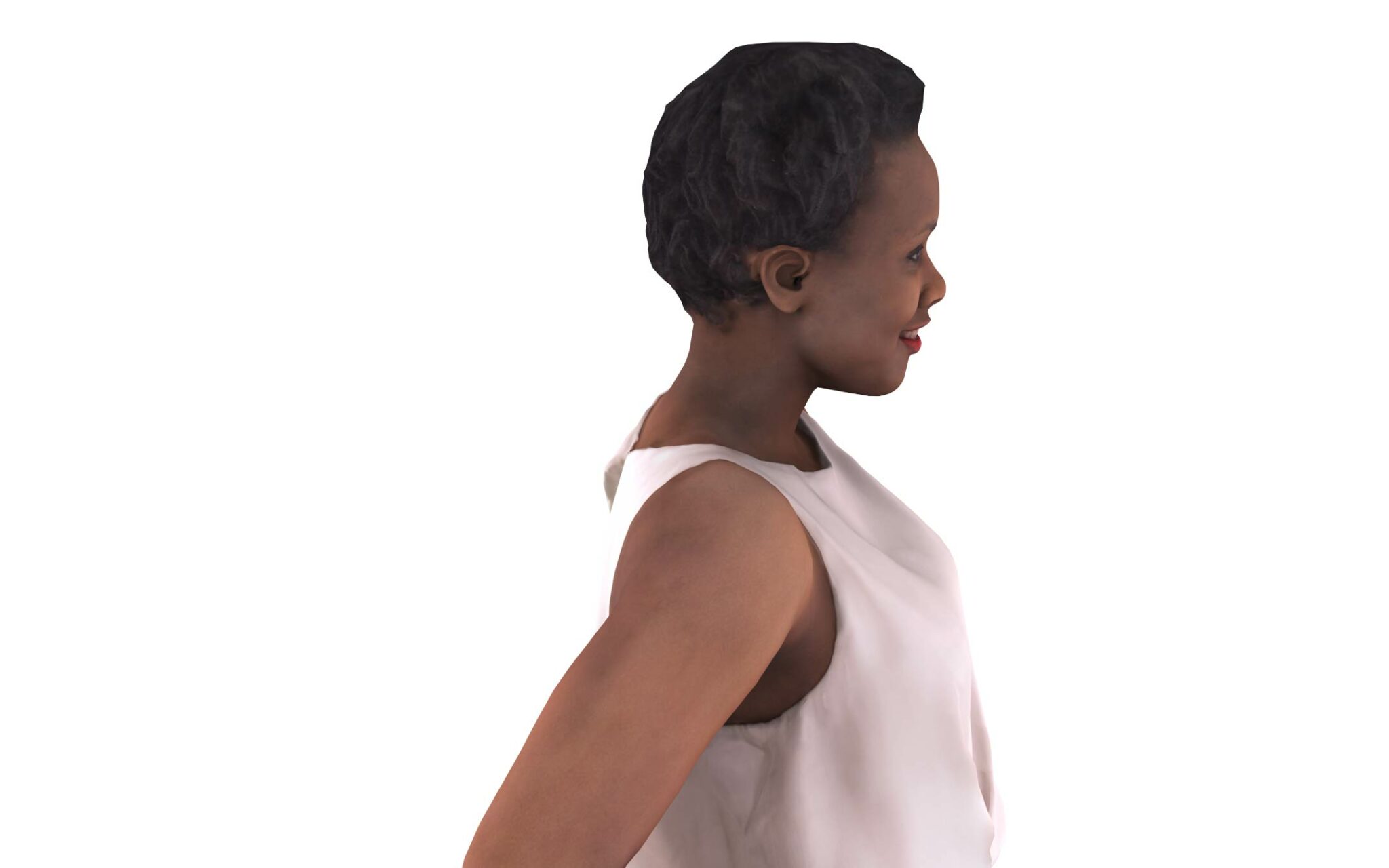 Party girl standing 3D Model - by Renderbot LLC