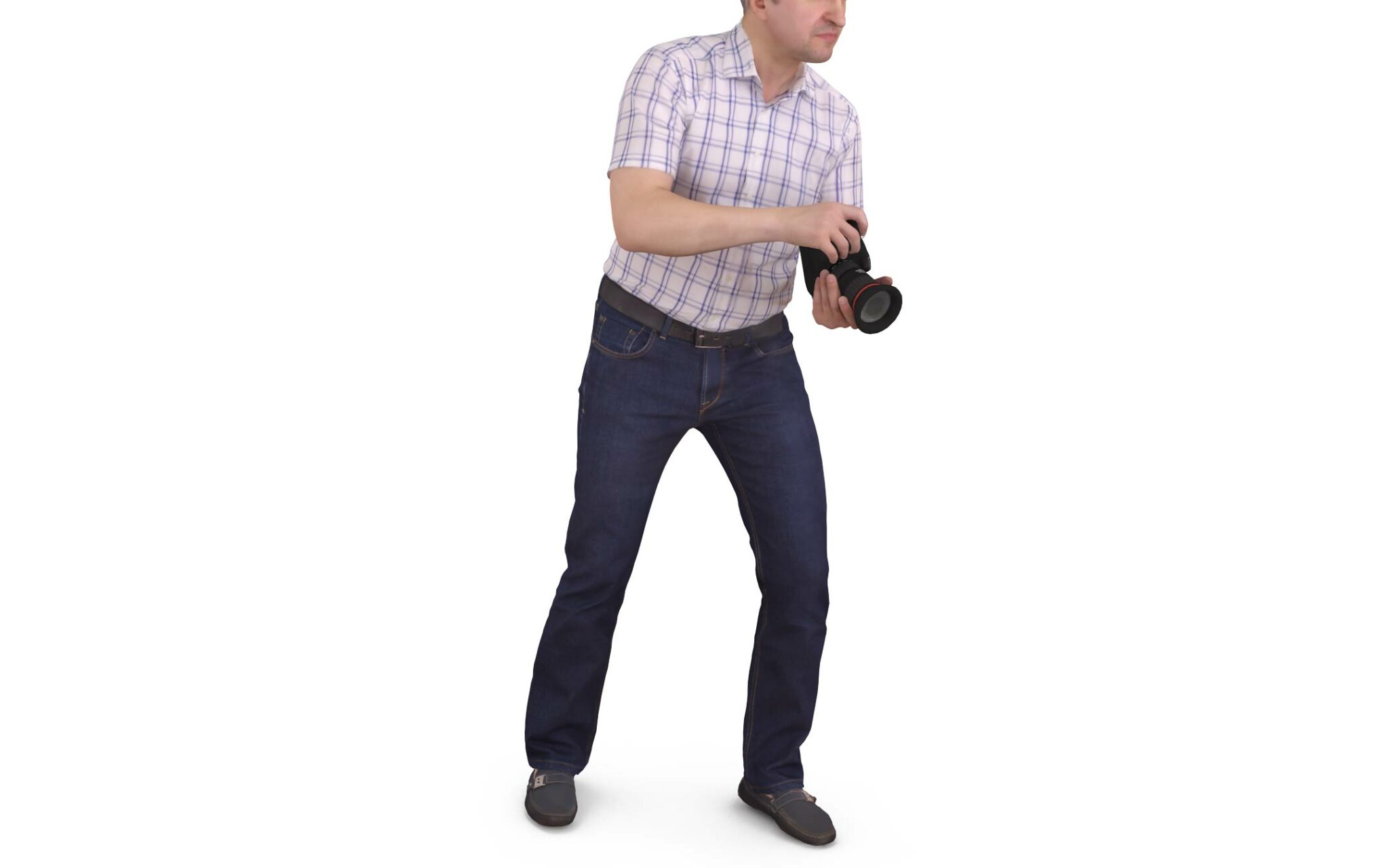 Cameraman 3D Model - by Renderbot LLC