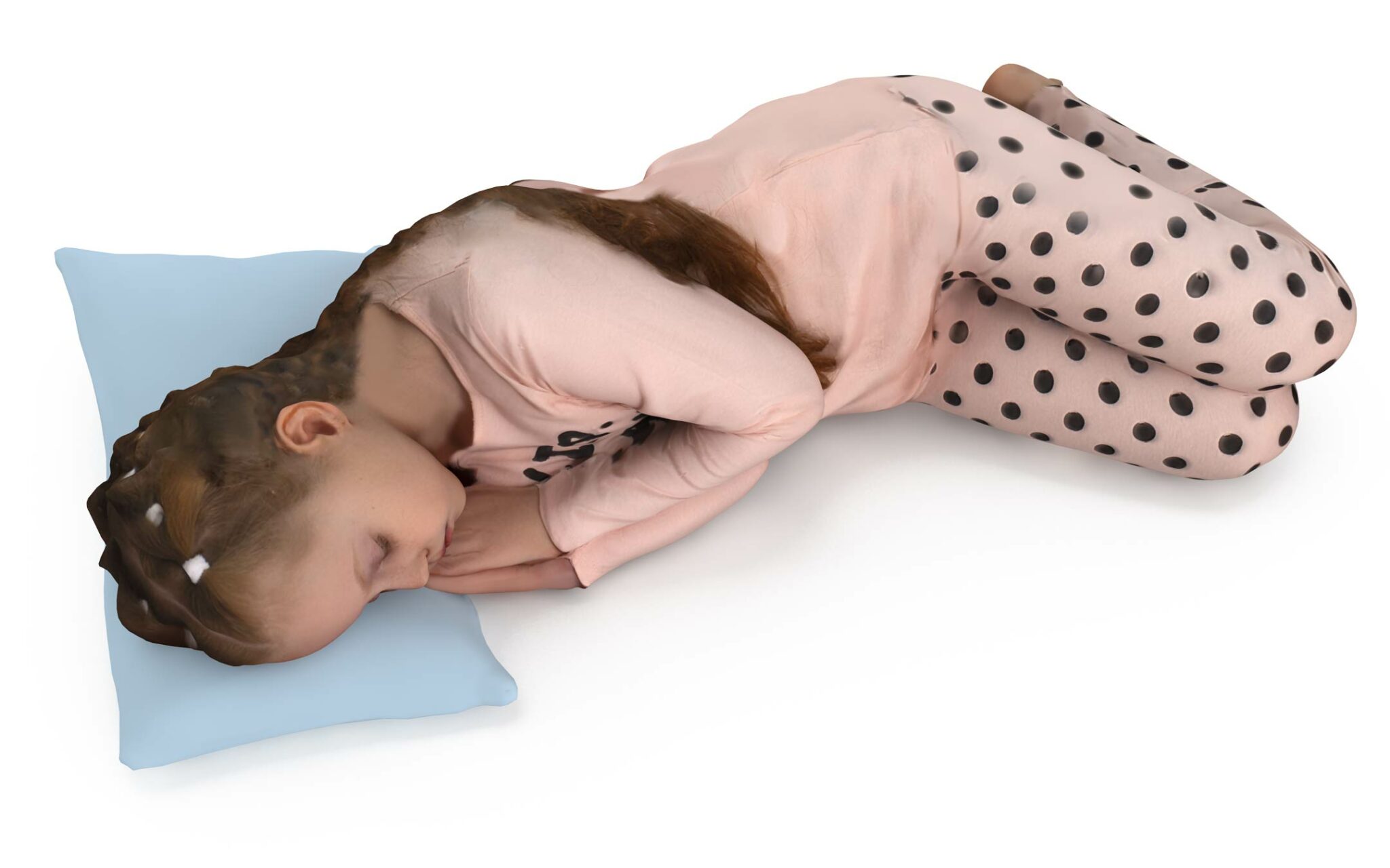 Sleeping girl 3D Model - by Renderbot LLC