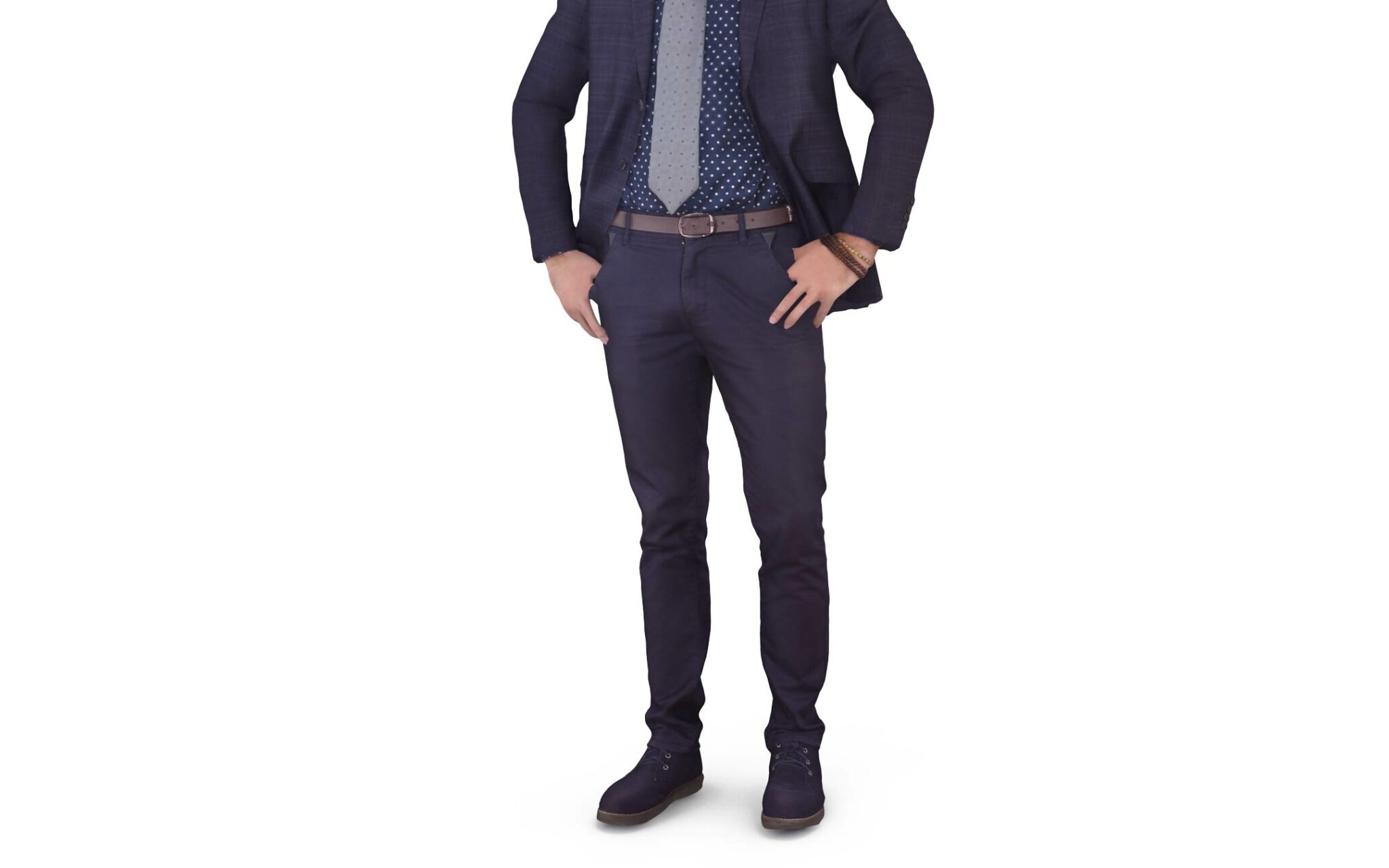 Businessman watching 3D Model - by Renderbot LLC