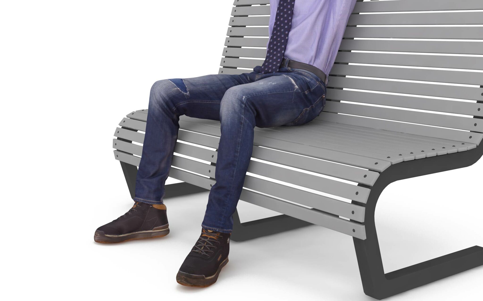 Businessman relaxing 3D Model - by Renderbot LLC