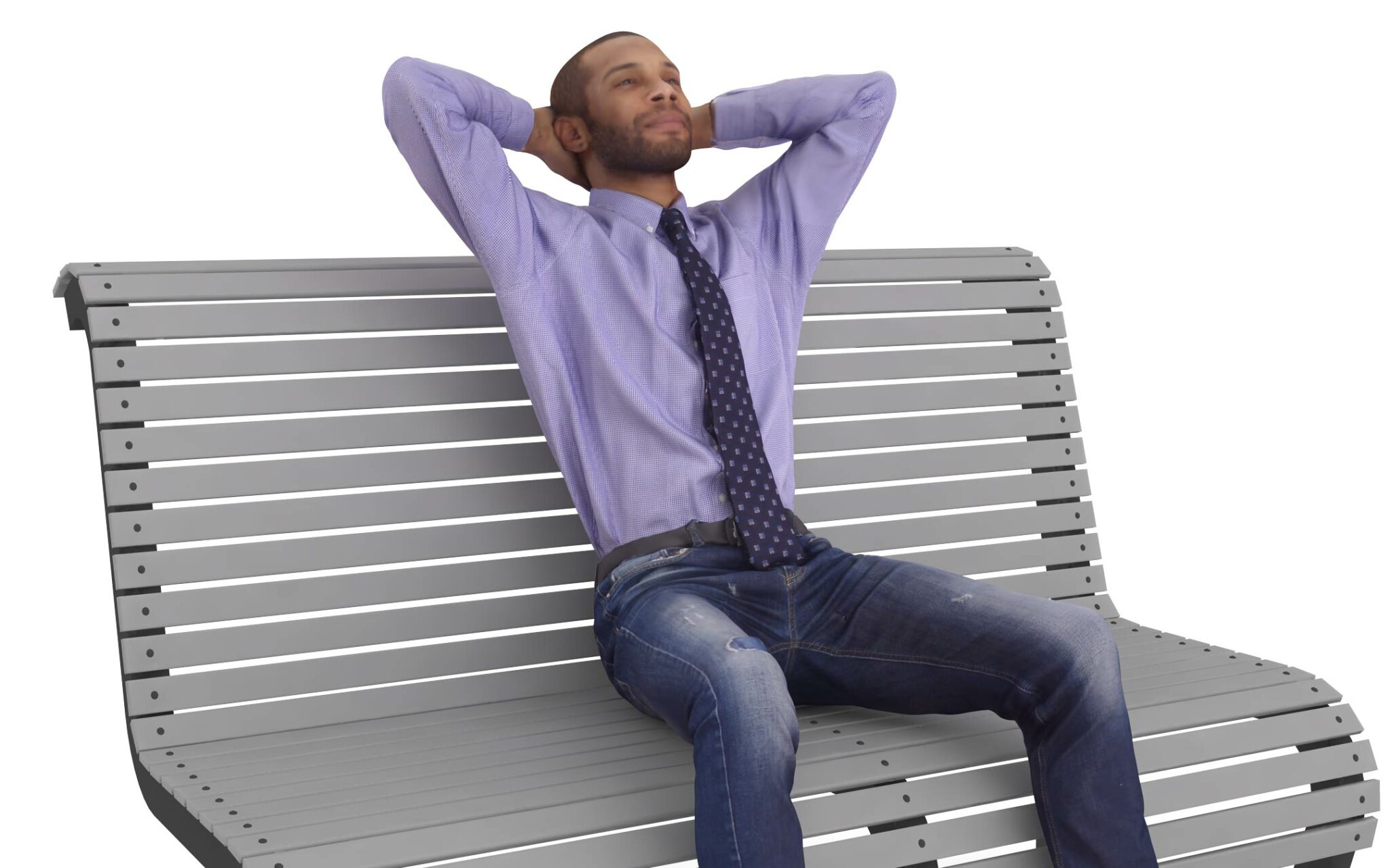 Businessman relaxing 3D Model - by Renderbot LLC