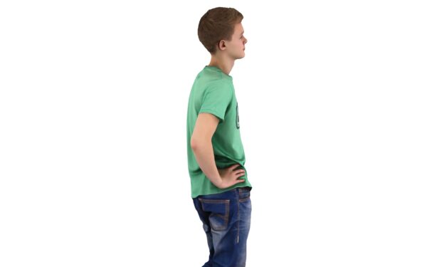 Casual boy standing 3D Model - by Renderbot LLC
