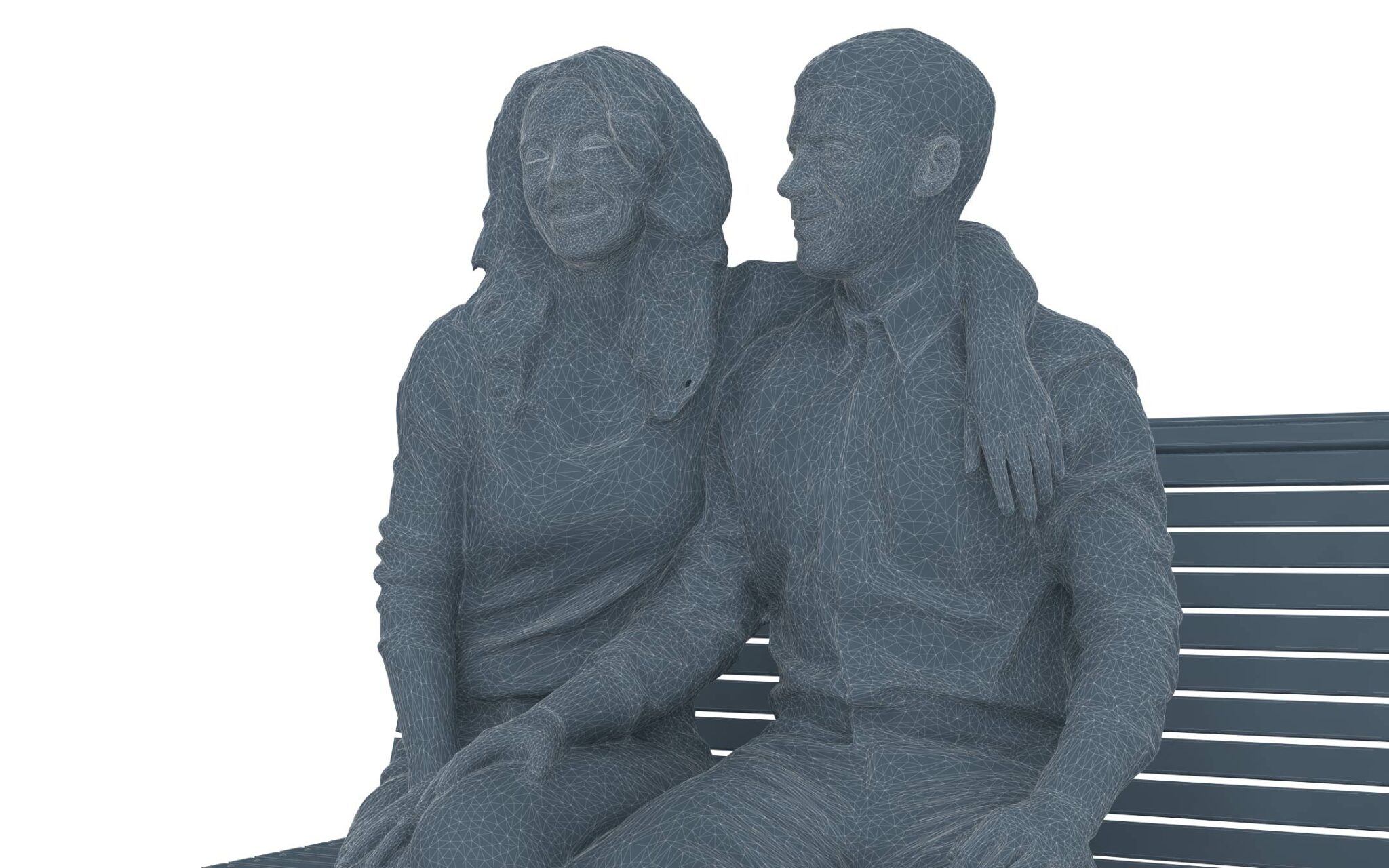 Family 3d people park collection x3 3d models - Renderbot