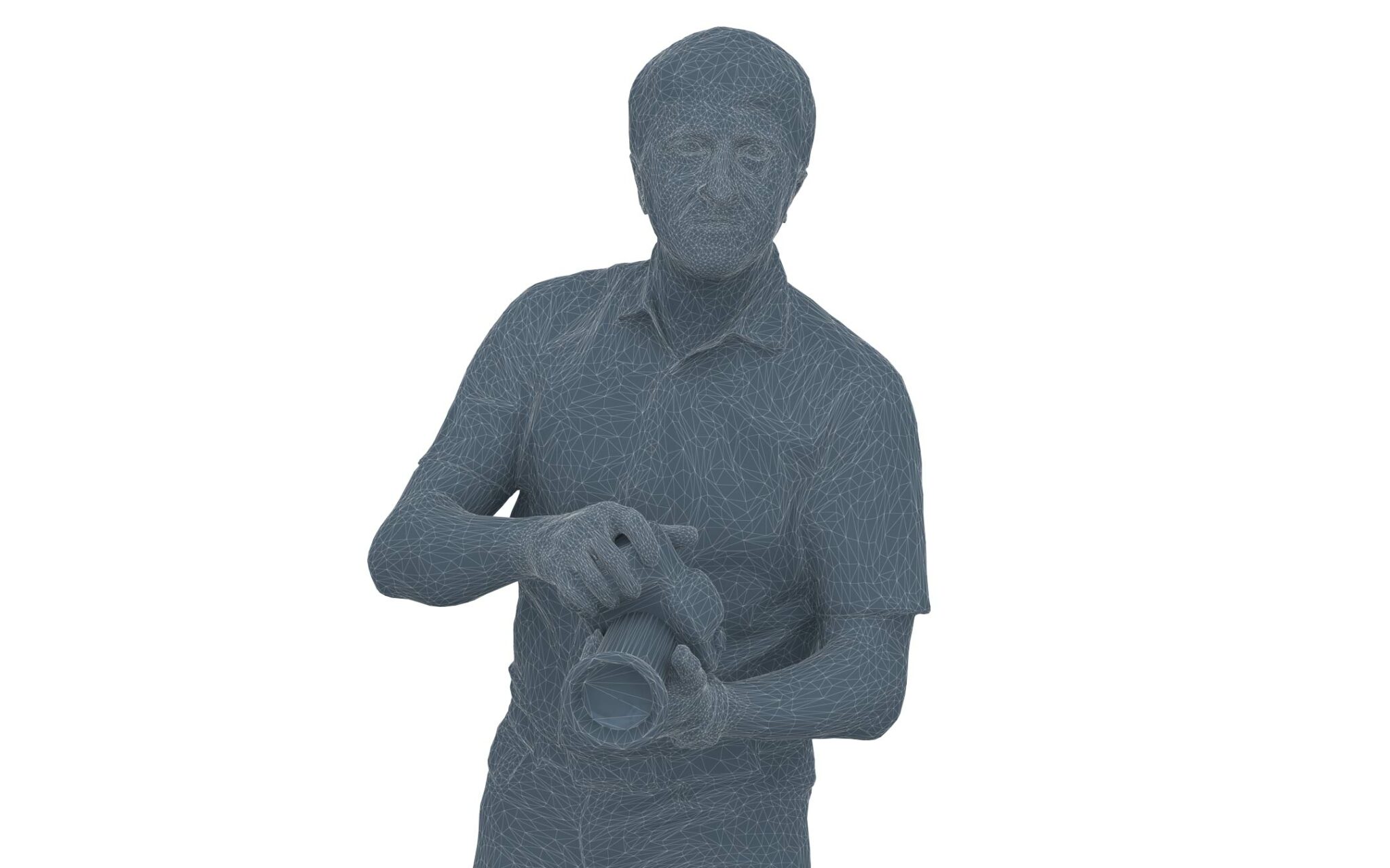 Cameraman 3D Model - by Renderbot LLC