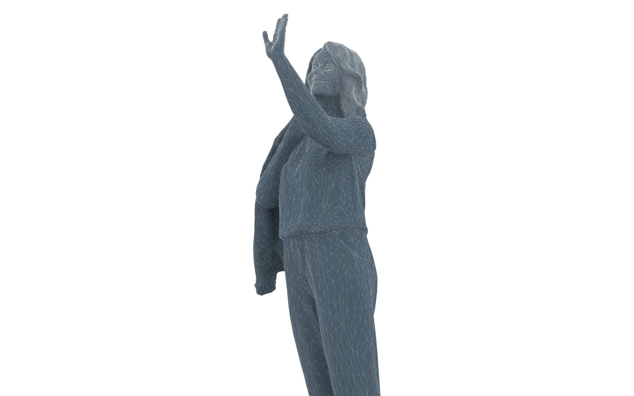 Woman greeting 3D Model - by Renderbot LLC