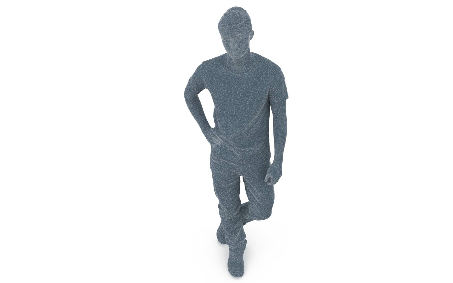 Casual boy standing 3D Model - by Renderbot LLC