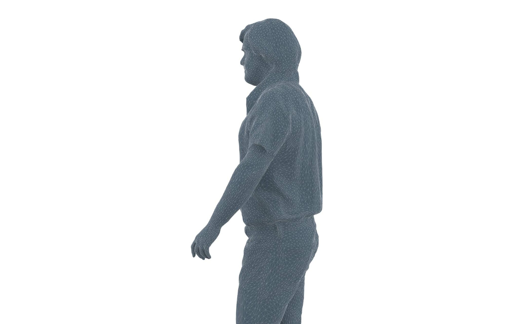 Walking man 3D Model - by Renderbot LLC