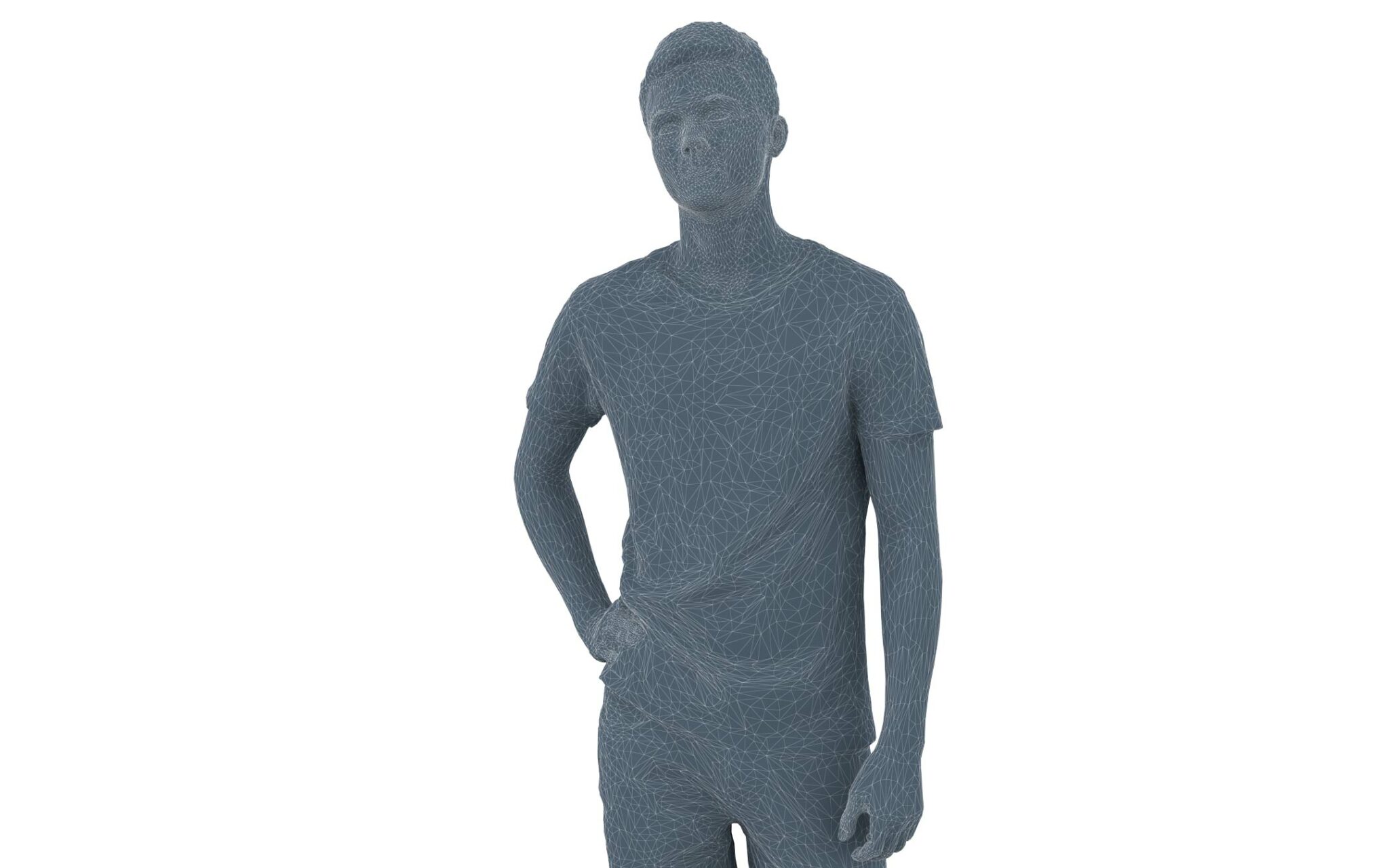 Casual boy standing 3D Model - by Renderbot LLC