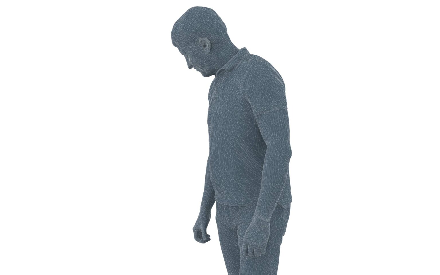 Man walking 3D Model - by Renderbot LLC