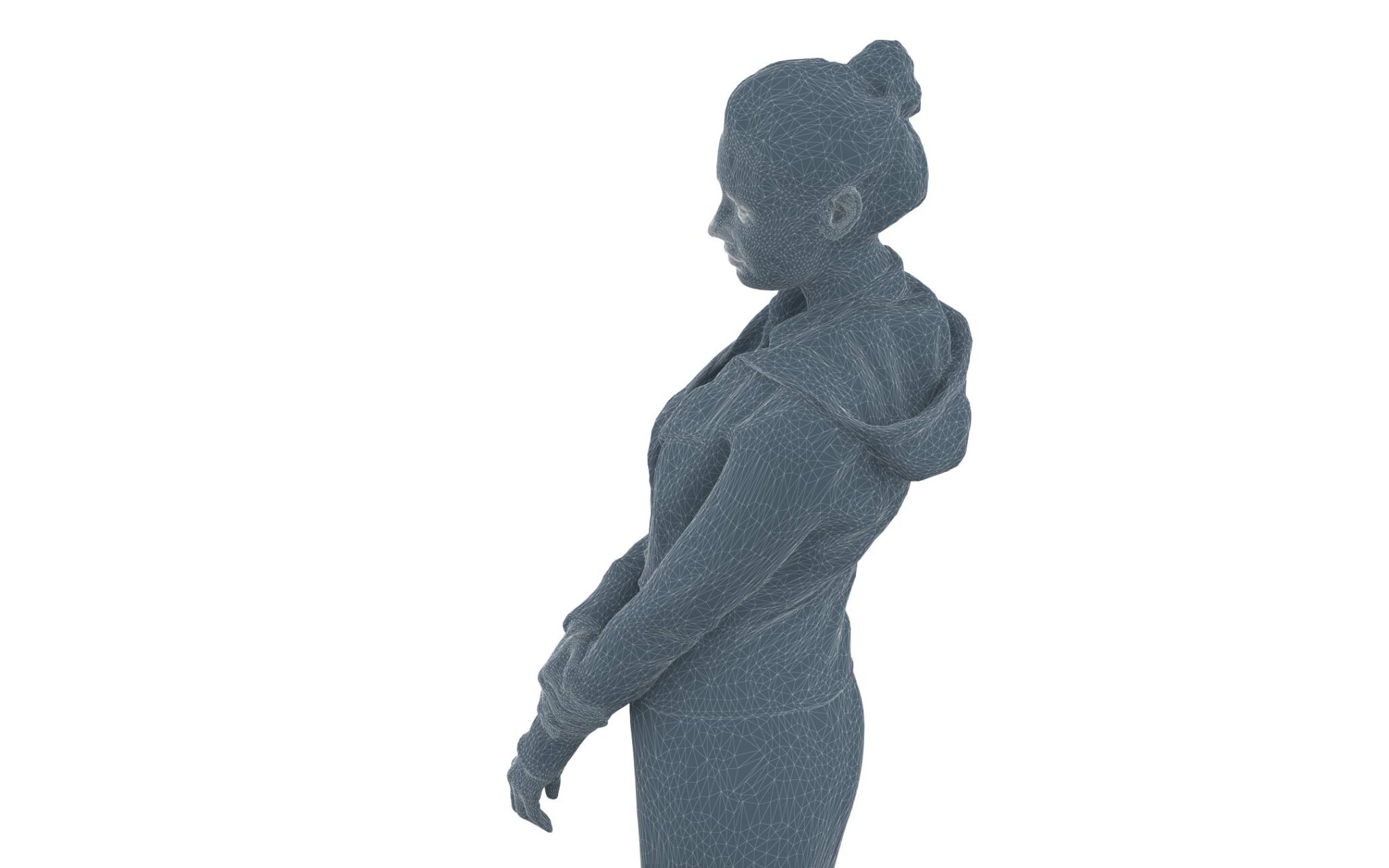 City pretty girl 3D Model - by Renderbot LLC