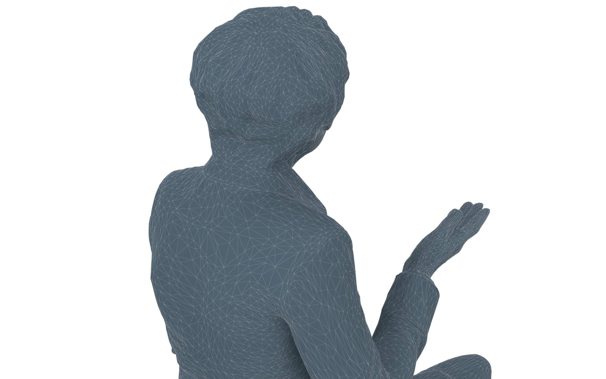 Business woman talking 3D Model - by Renderbot LLC