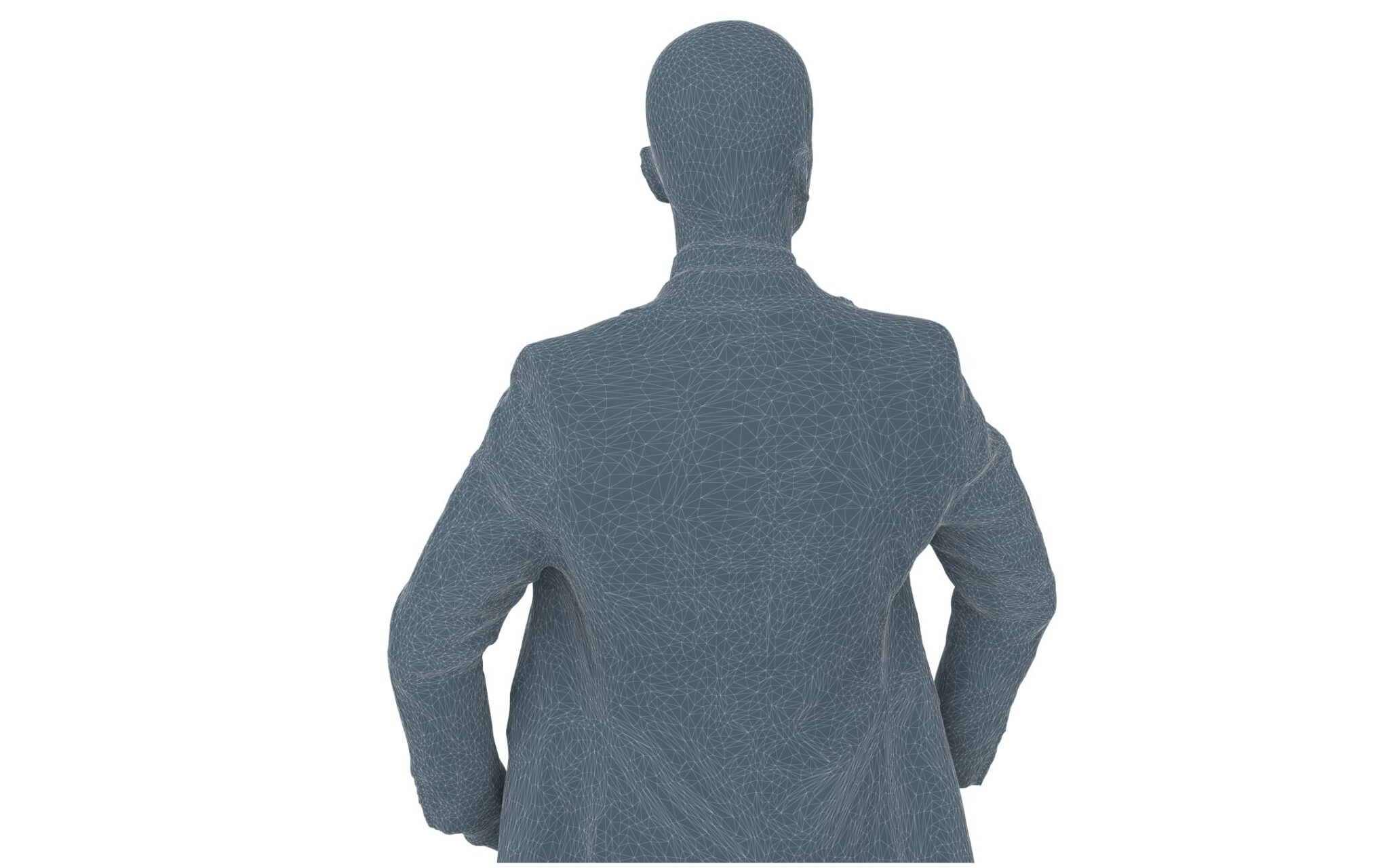 Businessman watching 3D Model - by Renderbot LLC