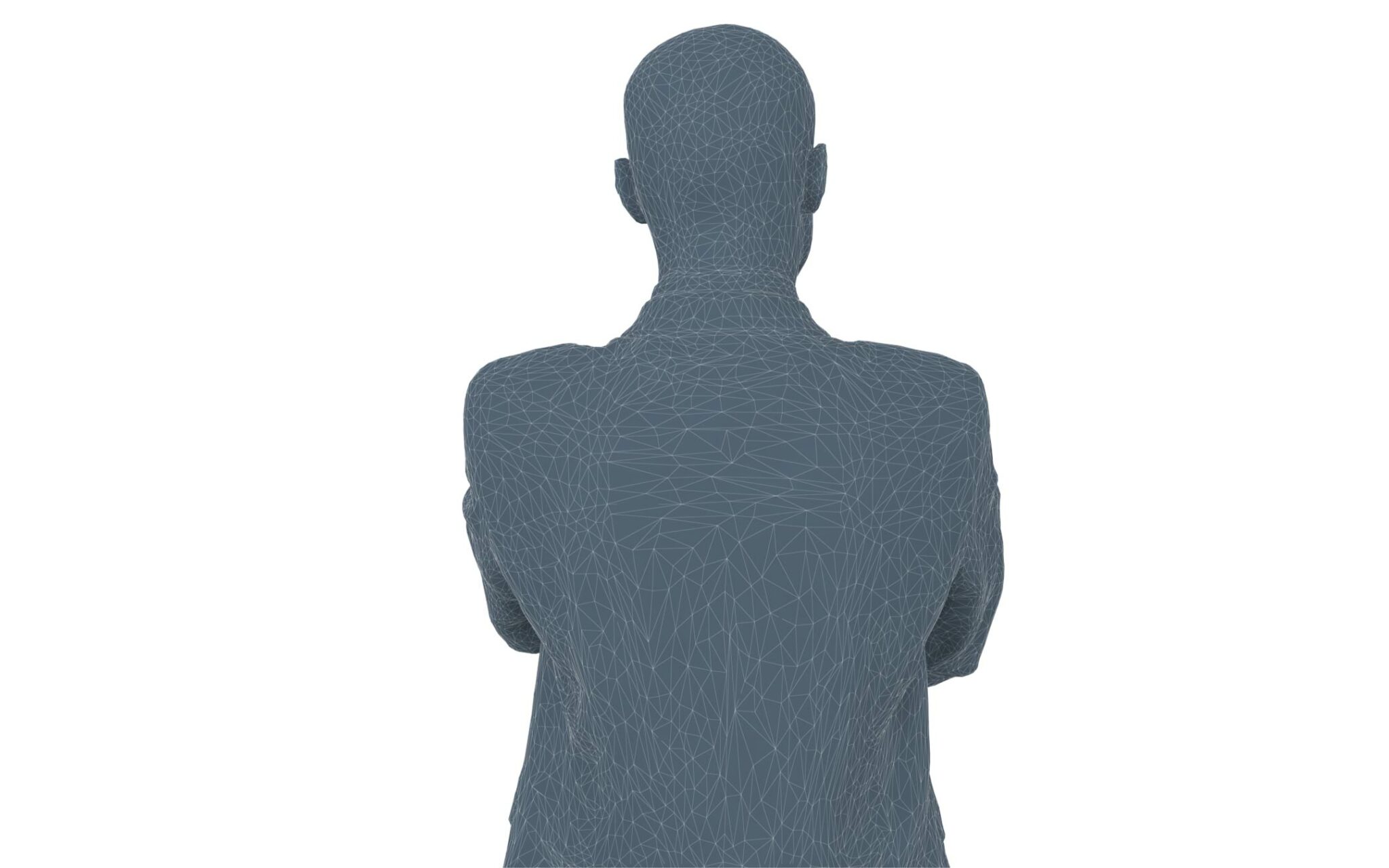 Crossed arms man 3D Model - by Renderbot LLC