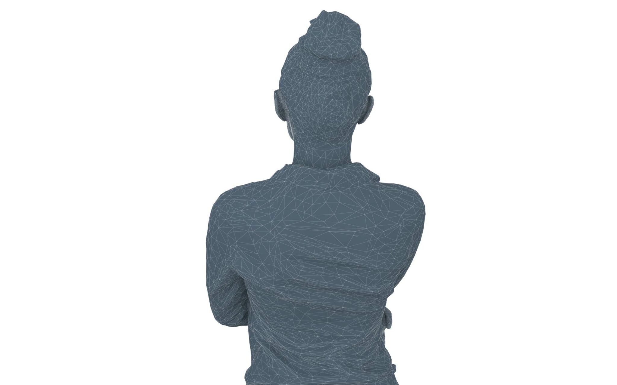 Casual woman thinking 3D Model - by Renderbot LLC