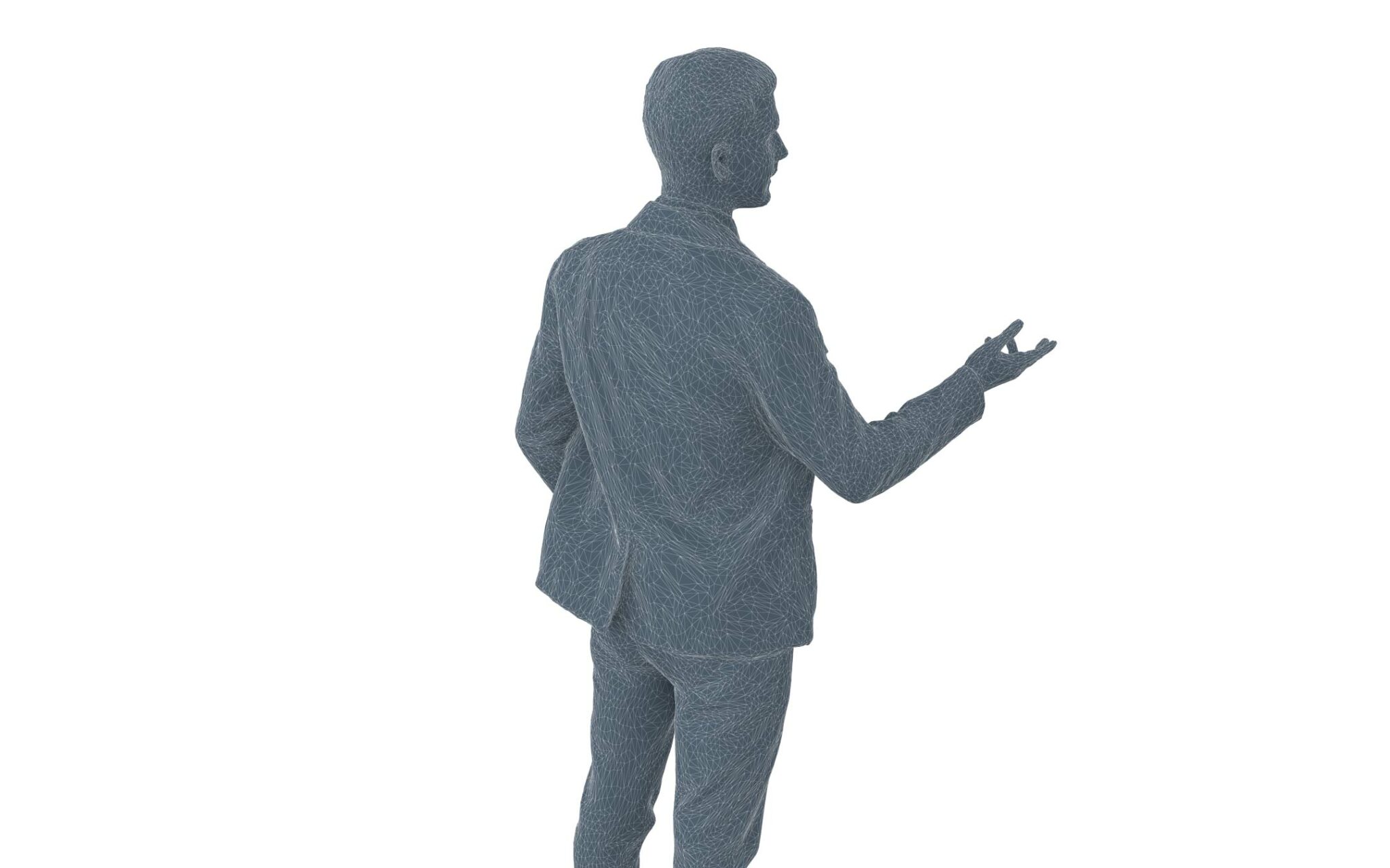 Businessman explaining 3D Model - by Renderbot LLC