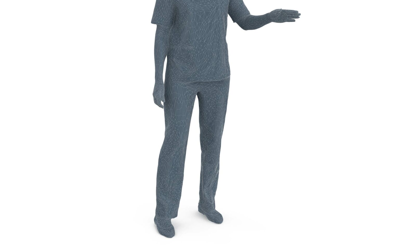 Medical woman taking care 3D Model - by Renderbot LLC