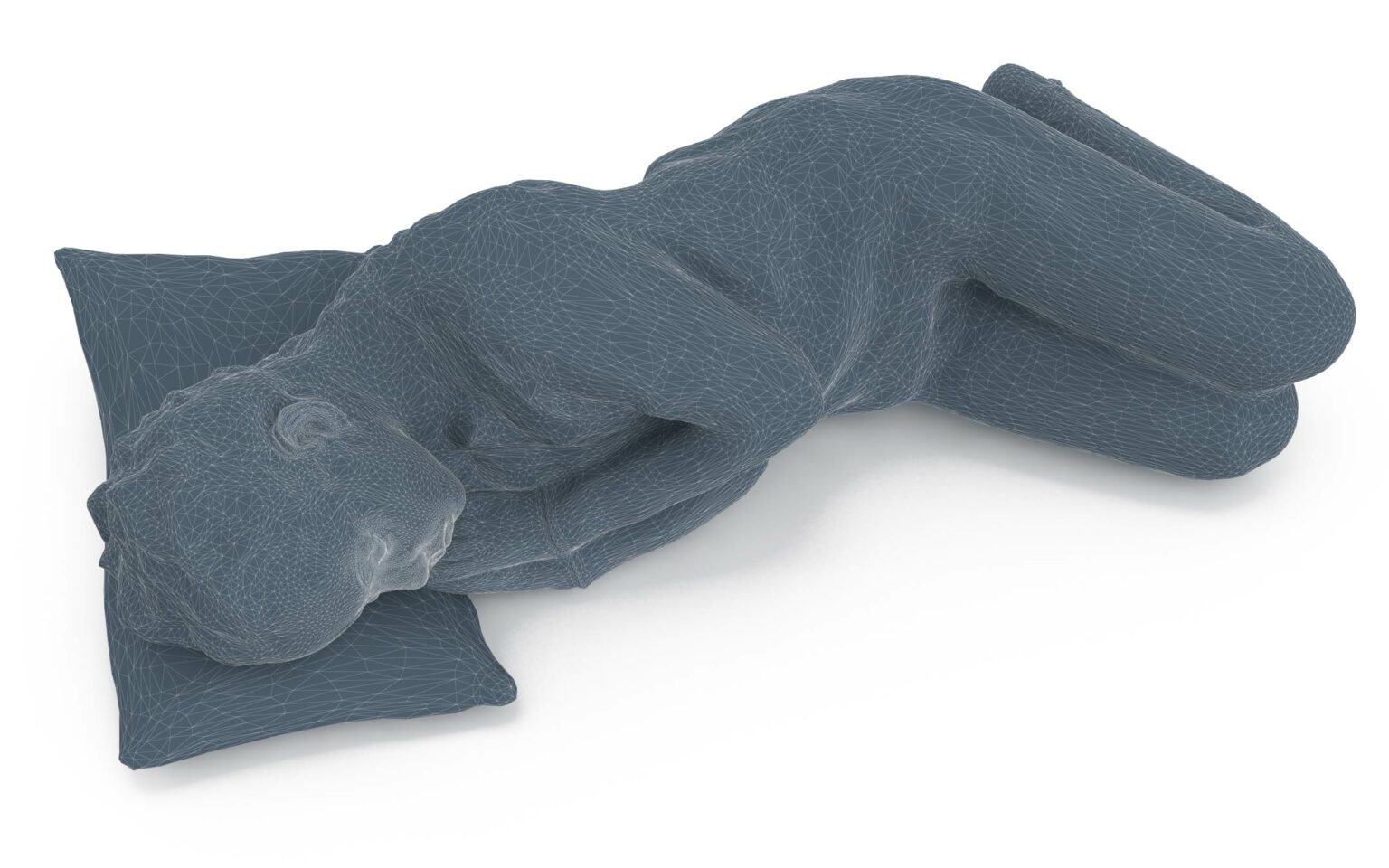 Sleeping girl 3D Model - by Renderbot LLC