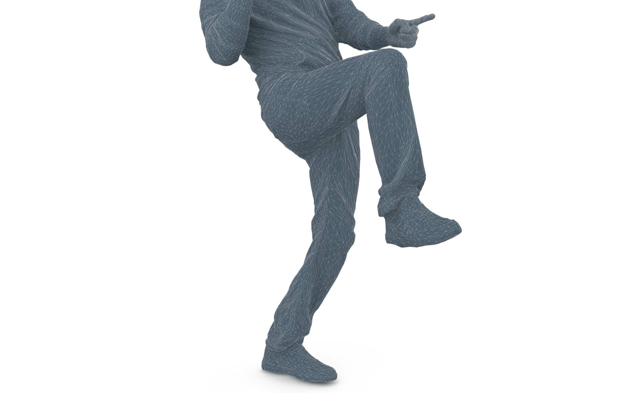 Beard fan man 3D Model - by Renderbot LLC