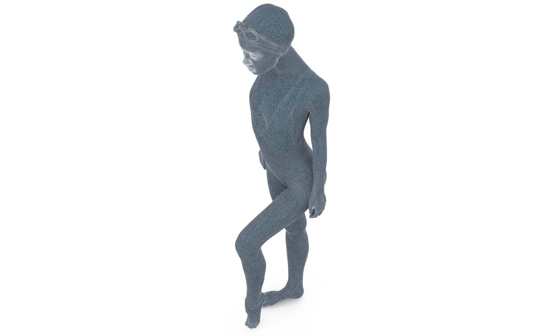 Girl diver 3D Model - by Renderbot LLC