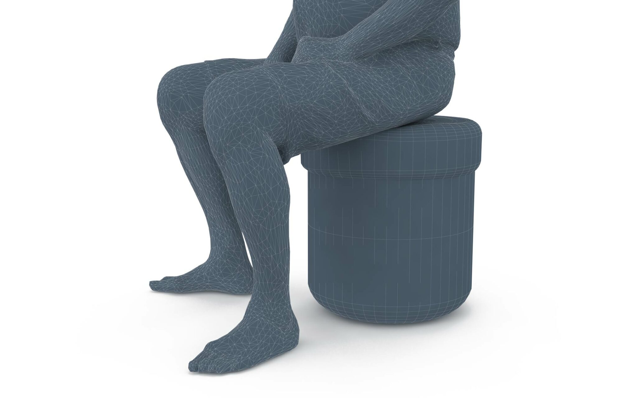 Man patient 3D Model - by Renderbot LLC