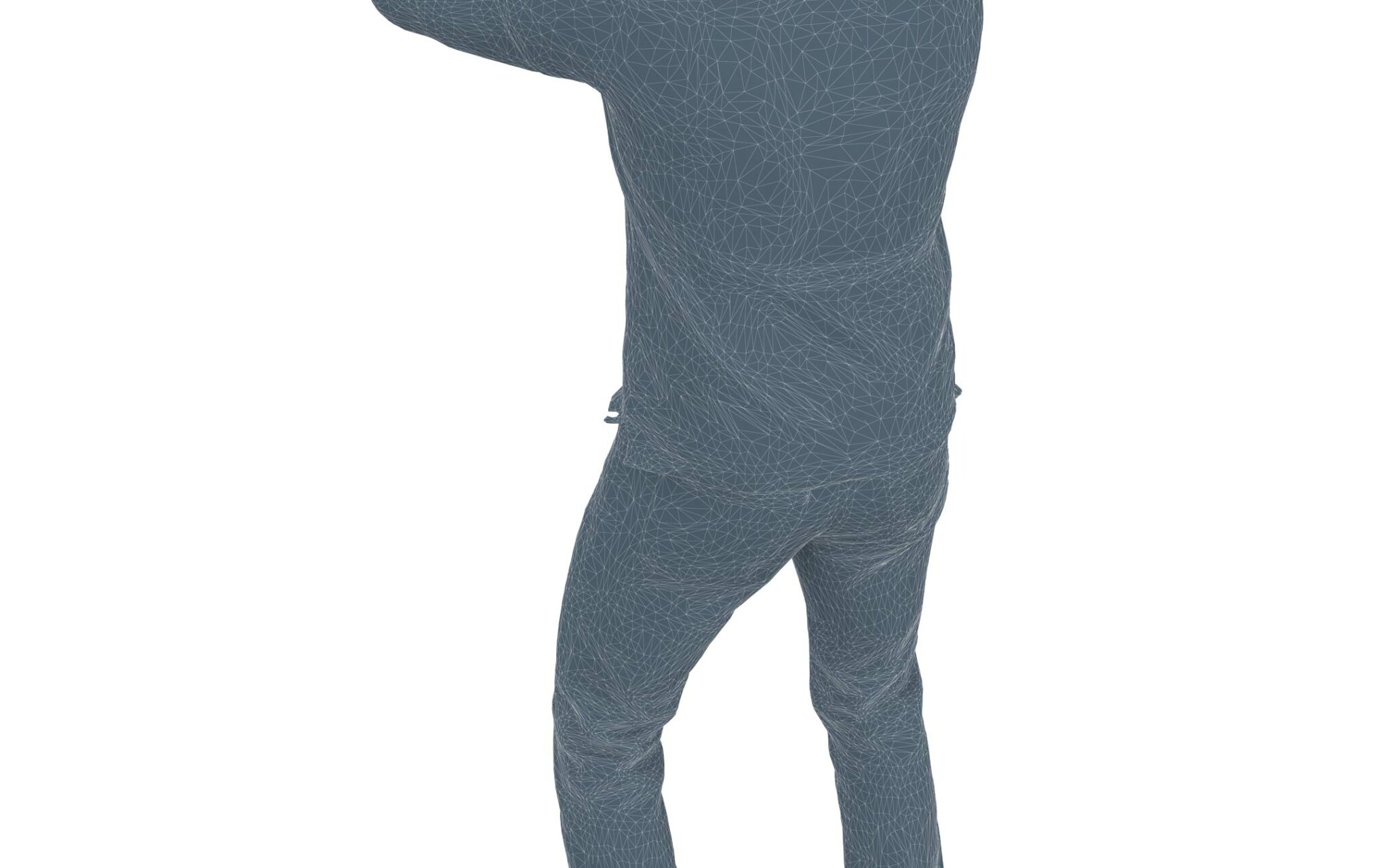 Fan man 3D Model - by Renderbot LLC