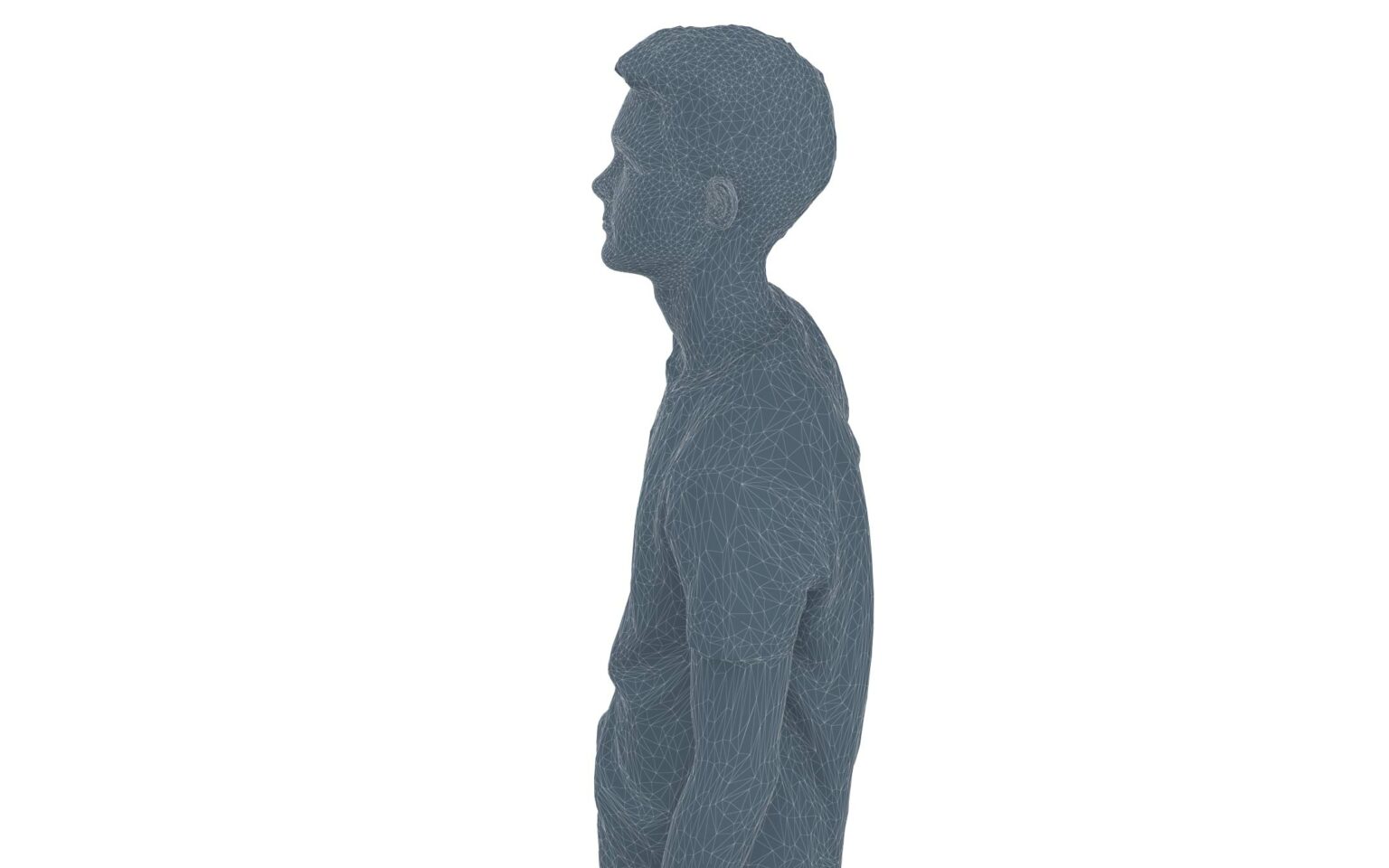 Casual boy standing 3D Model - by Renderbot LLC