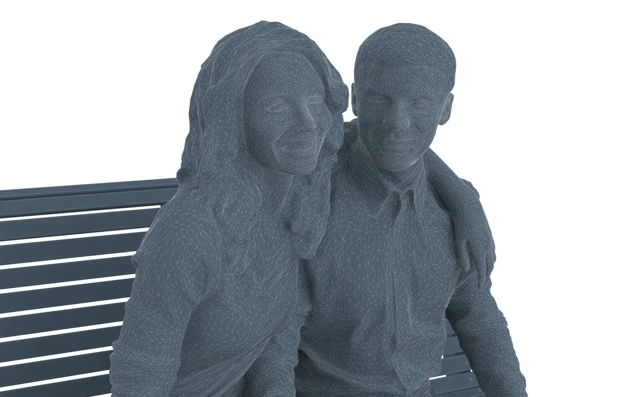 Family 3d people park collection x3 3d models - Renderbot