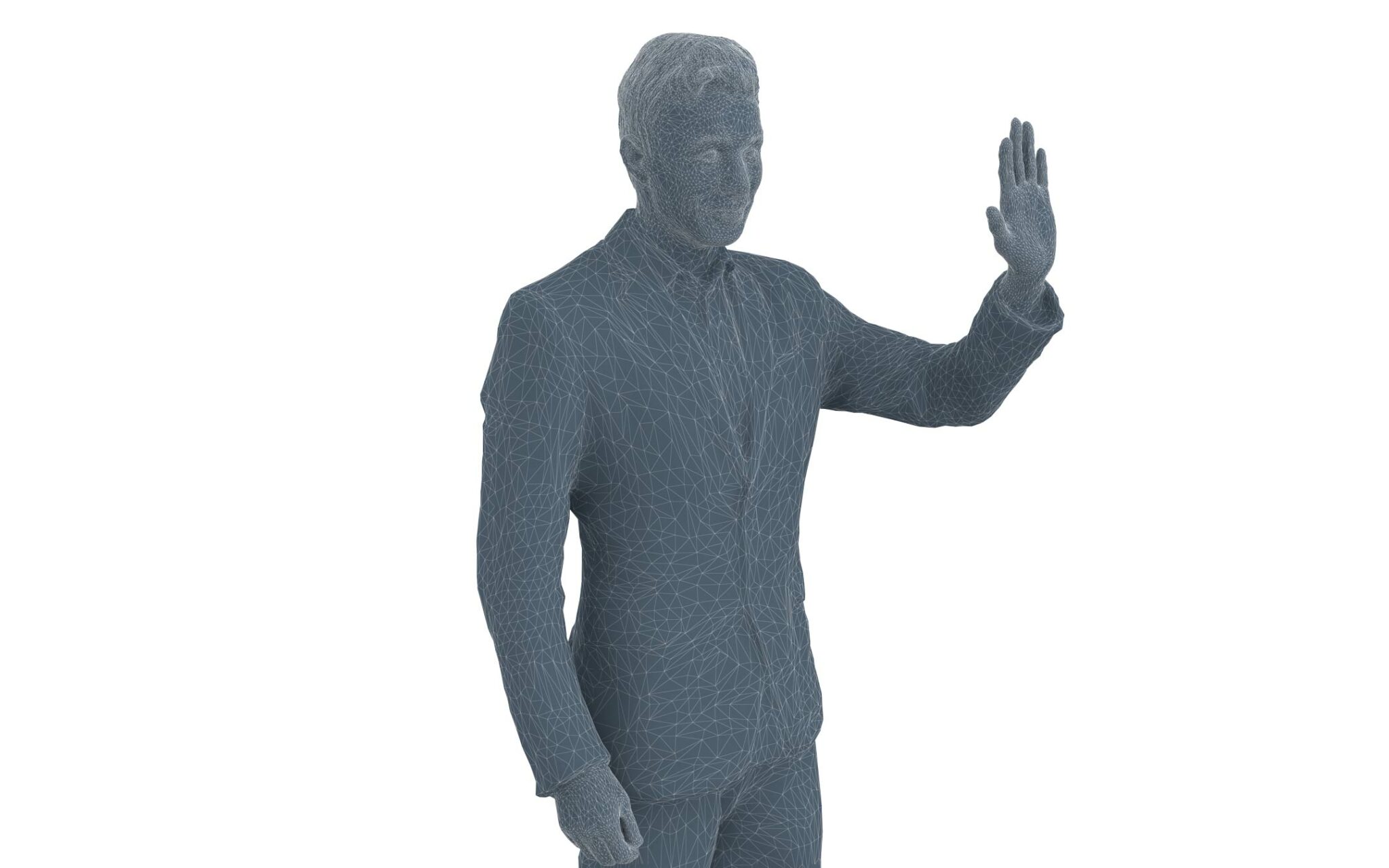 Businessman smiling 3D Model - by Renderbot LLC