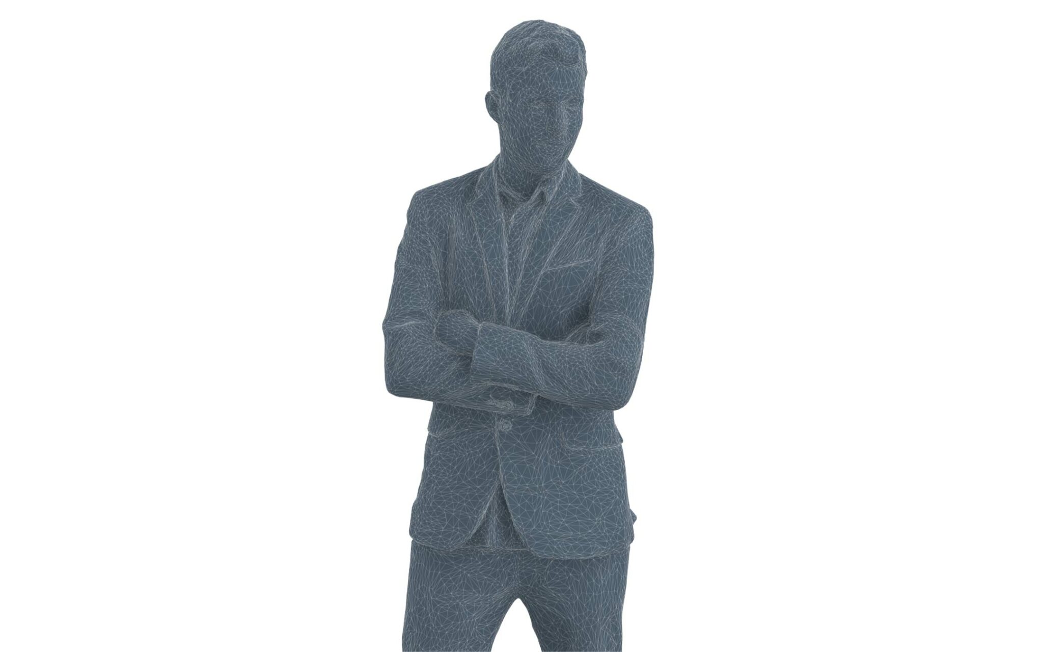 Man arm crossed 3D Model - by Renderbot LLC