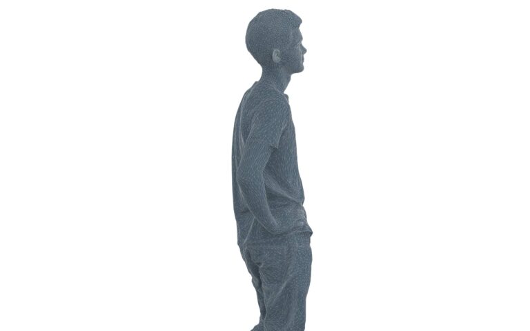 Casual boy standing 3D Model - by Renderbot LLC