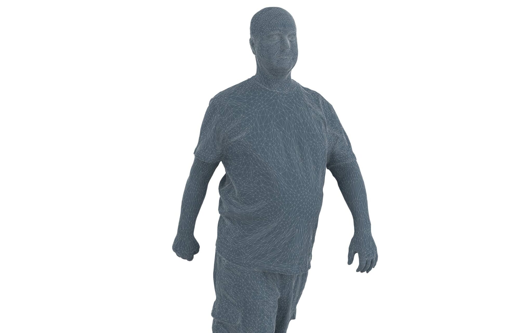 Casual man walking 3D Model - by Renderbot LLC