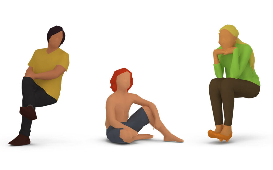 Lowpoly 3d models. Tips and tricks for texturing. - Renderbot