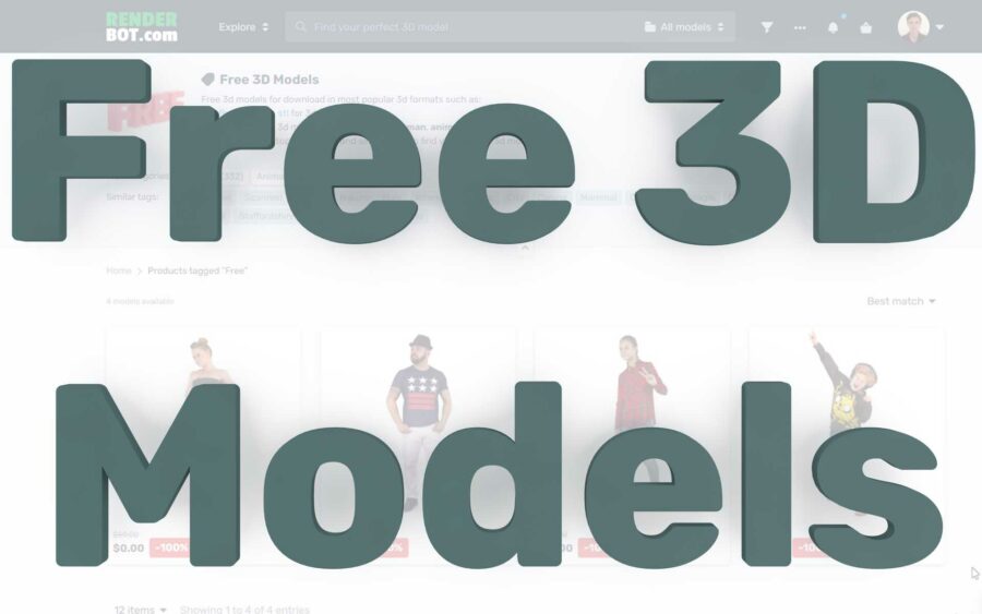 Case of free 3d models. How to download and use 3d models for free