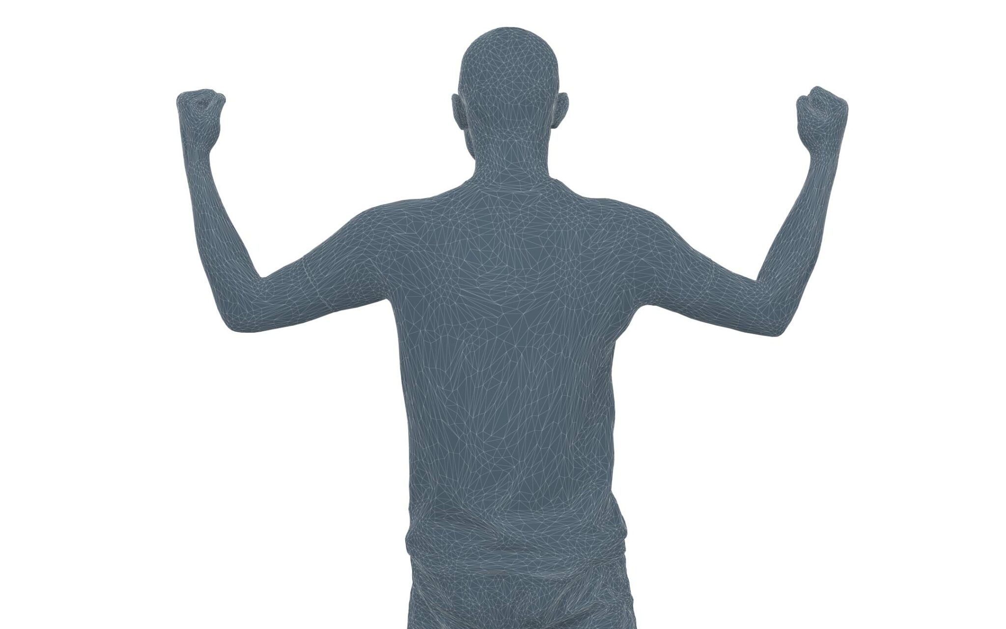 Happy 3d man scanned 3d model - Renderbot
