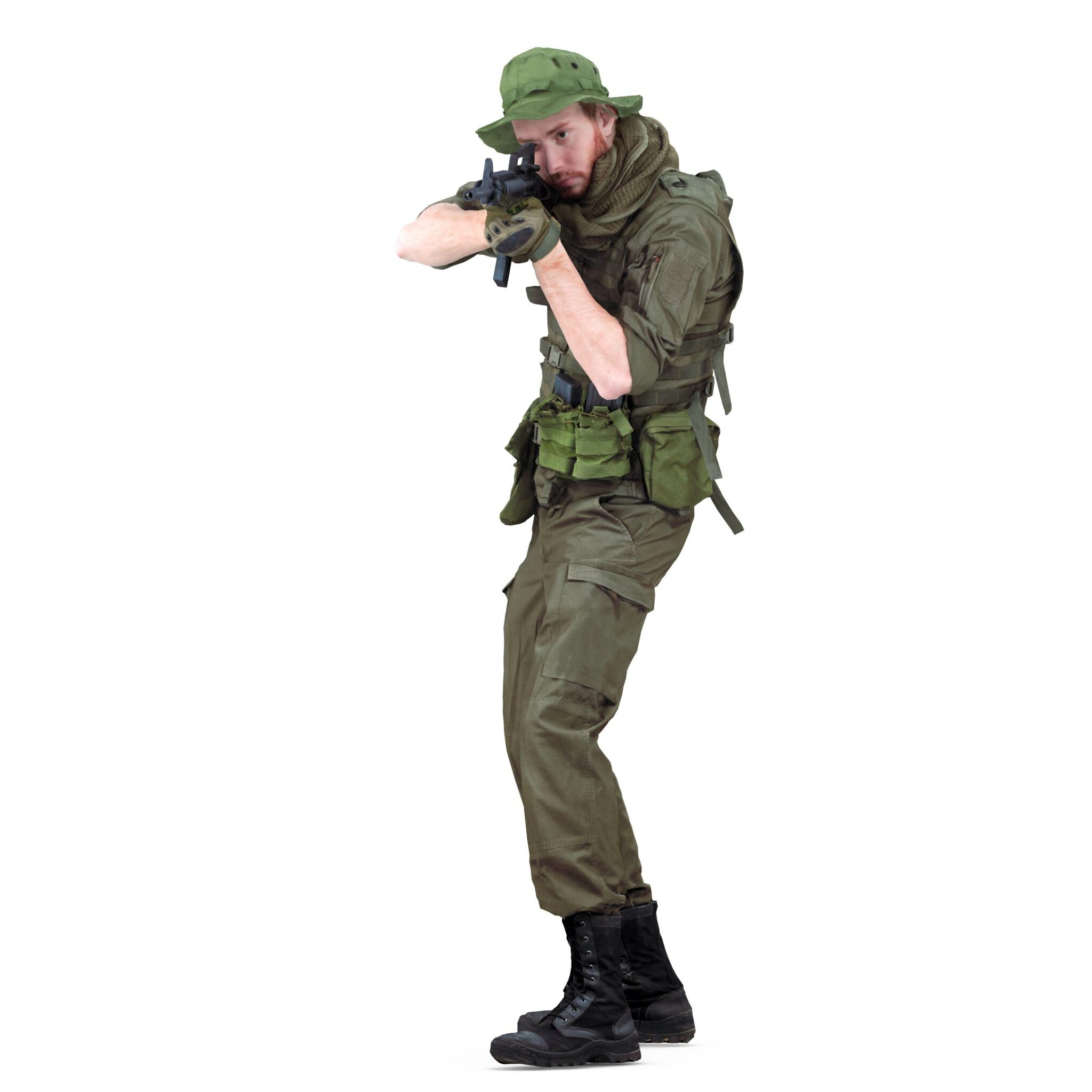 3d military men collection scanned 3d model - Renderbot