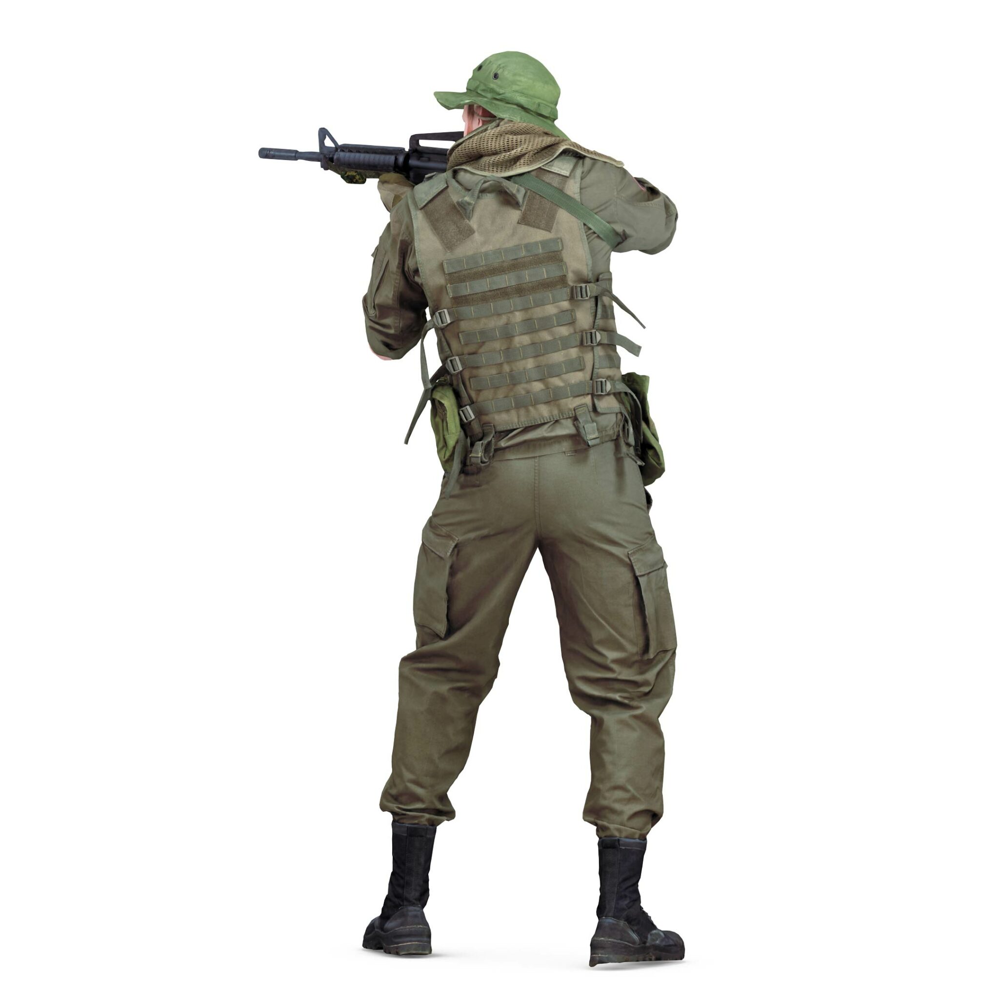 3d military men collection scanned 3d model - Renderbot