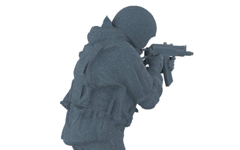 3d military men collection scanned 3d model - Renderbot