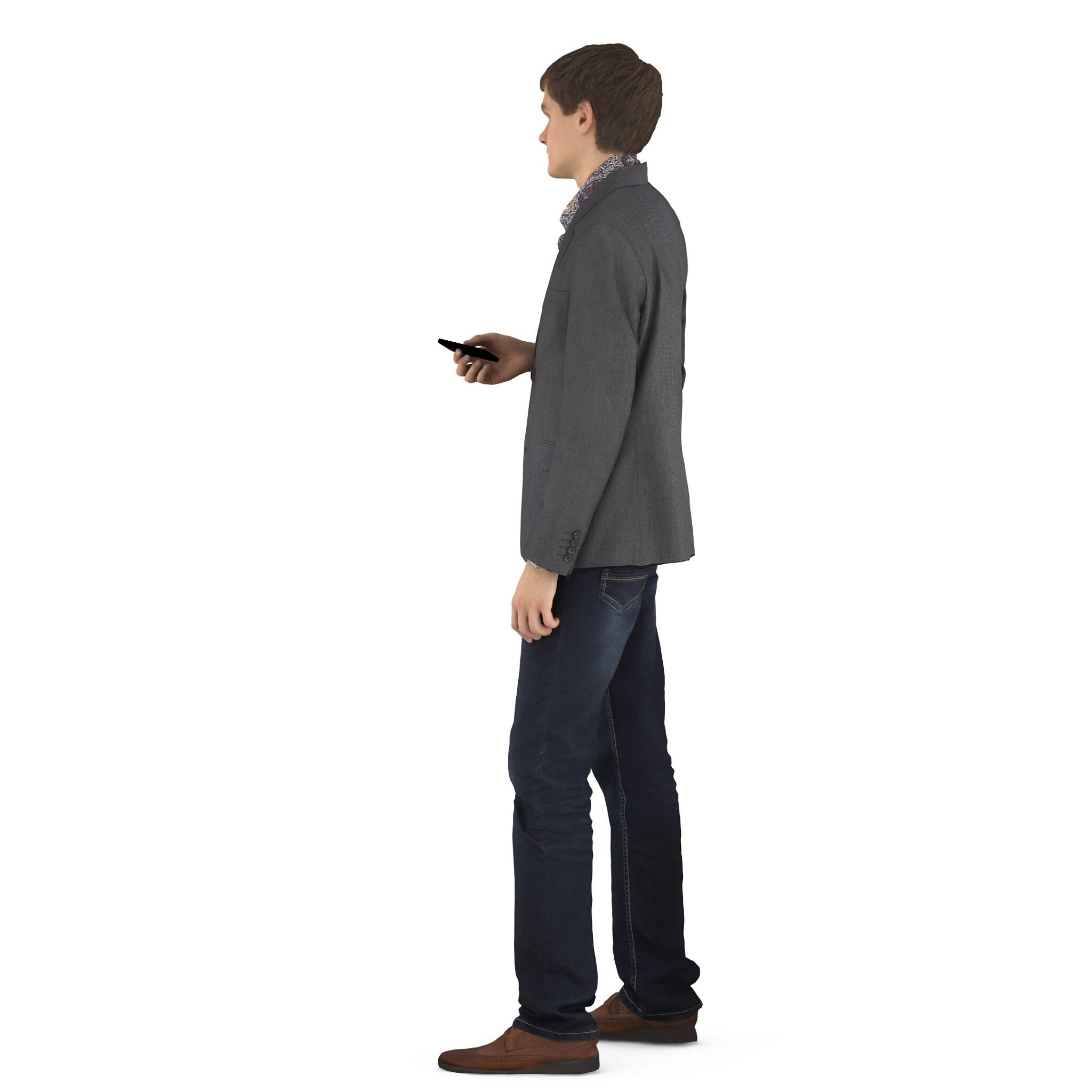 Scanned 3d guy standing pose - scanned 3d model - Renderbot