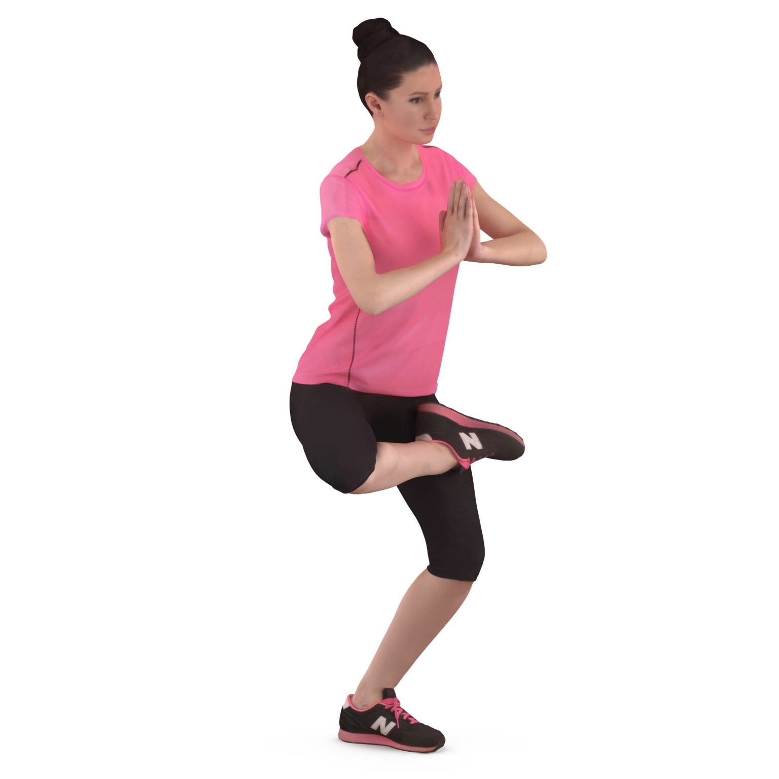 Fitness 3d people x3 - scanned 3d models - Renderbot