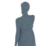 3d scanned woman in long dress - scanned 3d model - Renderbot